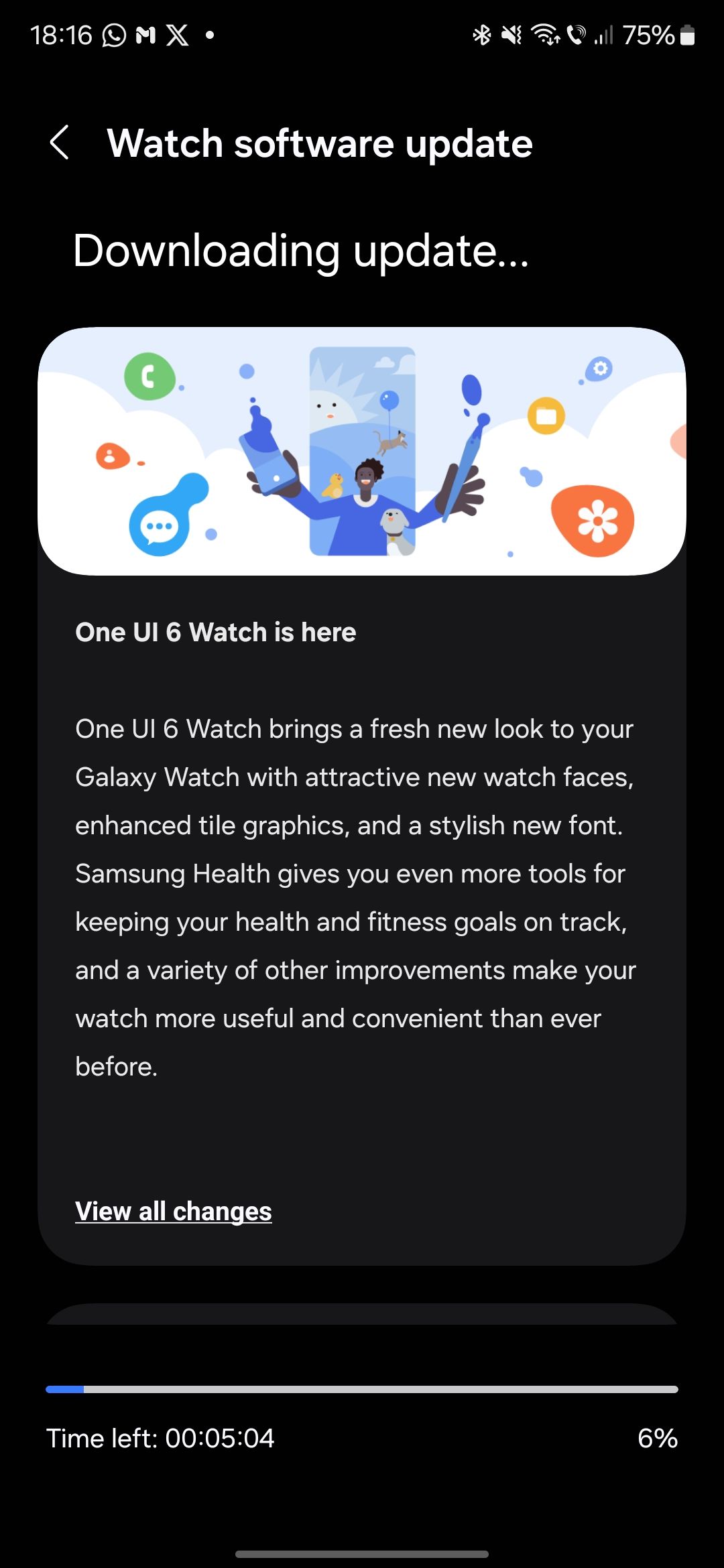 Verificati Watch 5 pentru One ui 6 - Samsung Community