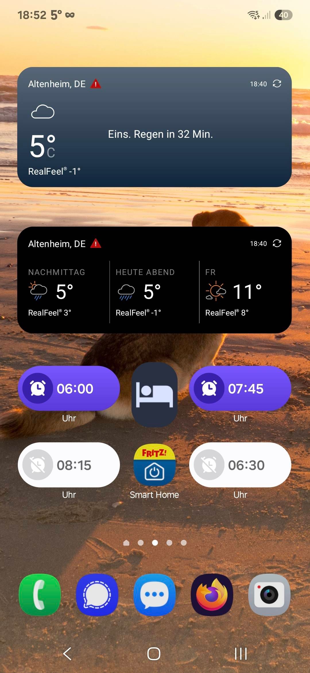 Alarm Widget wieder der Alarm Name anzeigeb - Samsung Community