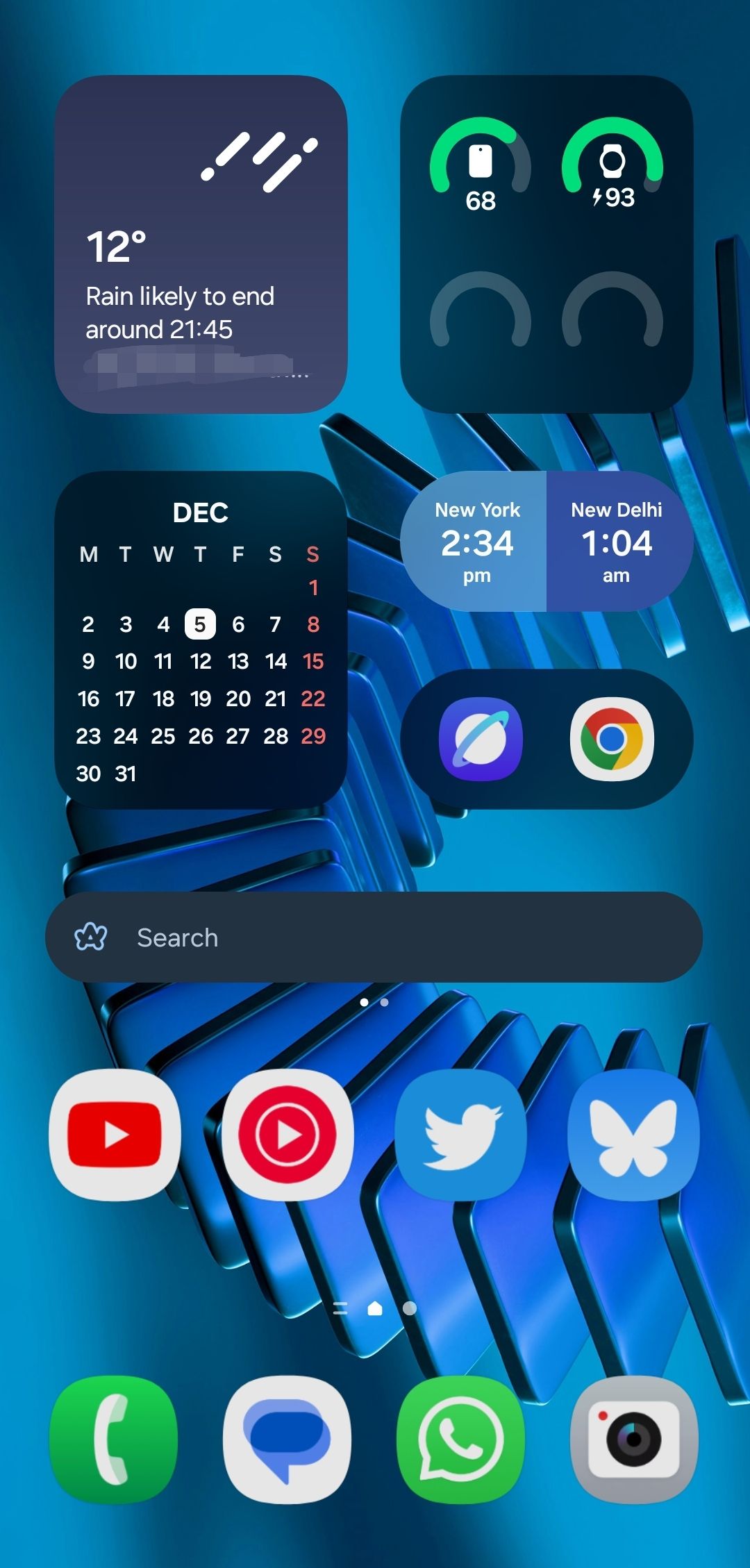 3rd party widget scaling - Samsung Community