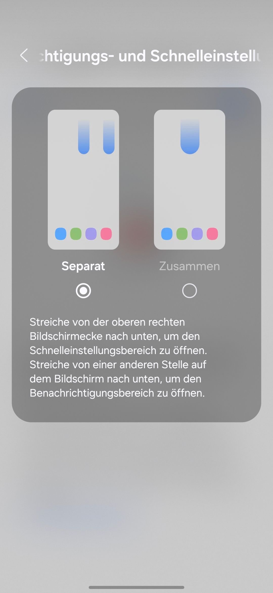 Menü leiste oben - Samsung Community