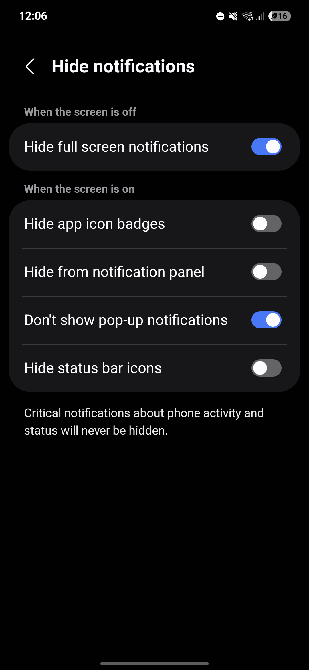 Do not disturb bug one UI7 - Samsung Community