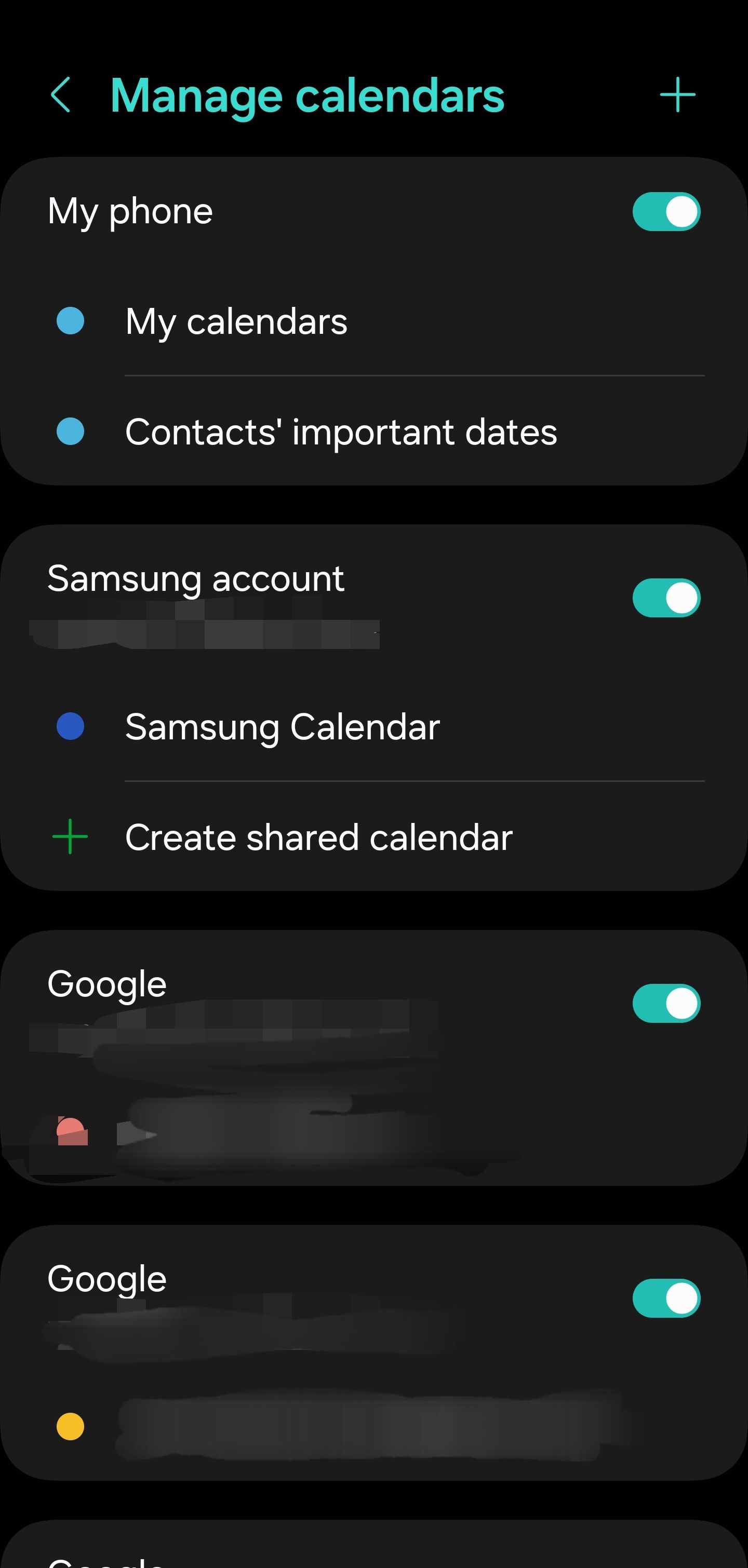 S24 Ultra- Unable to add Google calendar to default Calendar app ...