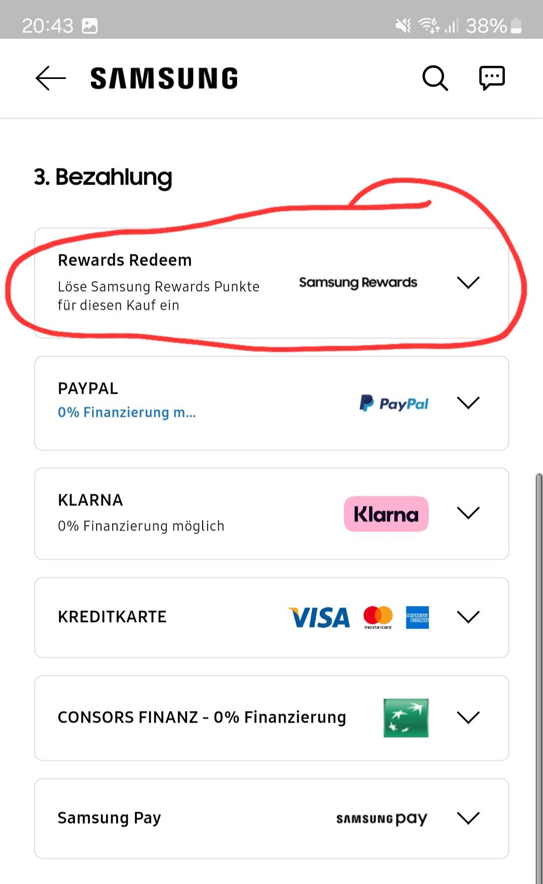 Samsung Rewards Punkte einlösen - Samsung Community