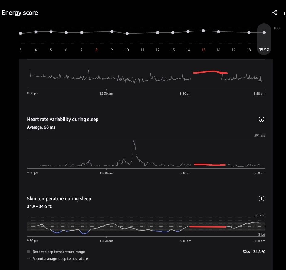 Solved: 17 Dec Galaxy Watch Ultra update broke sleep and energy scoring - Samsung Community