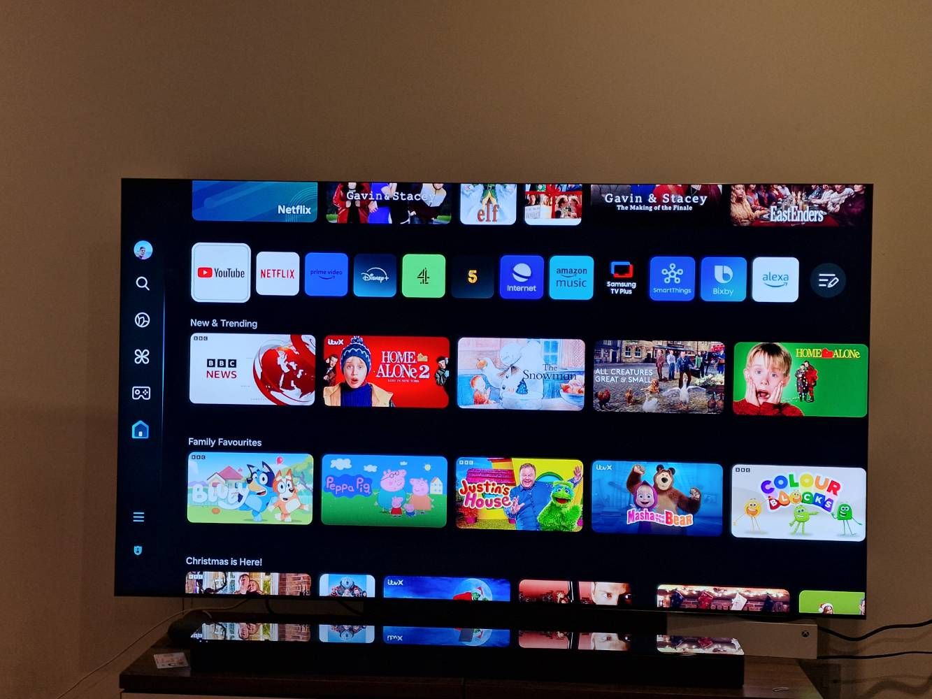 Samsung TV Home Screen - Samsung Community