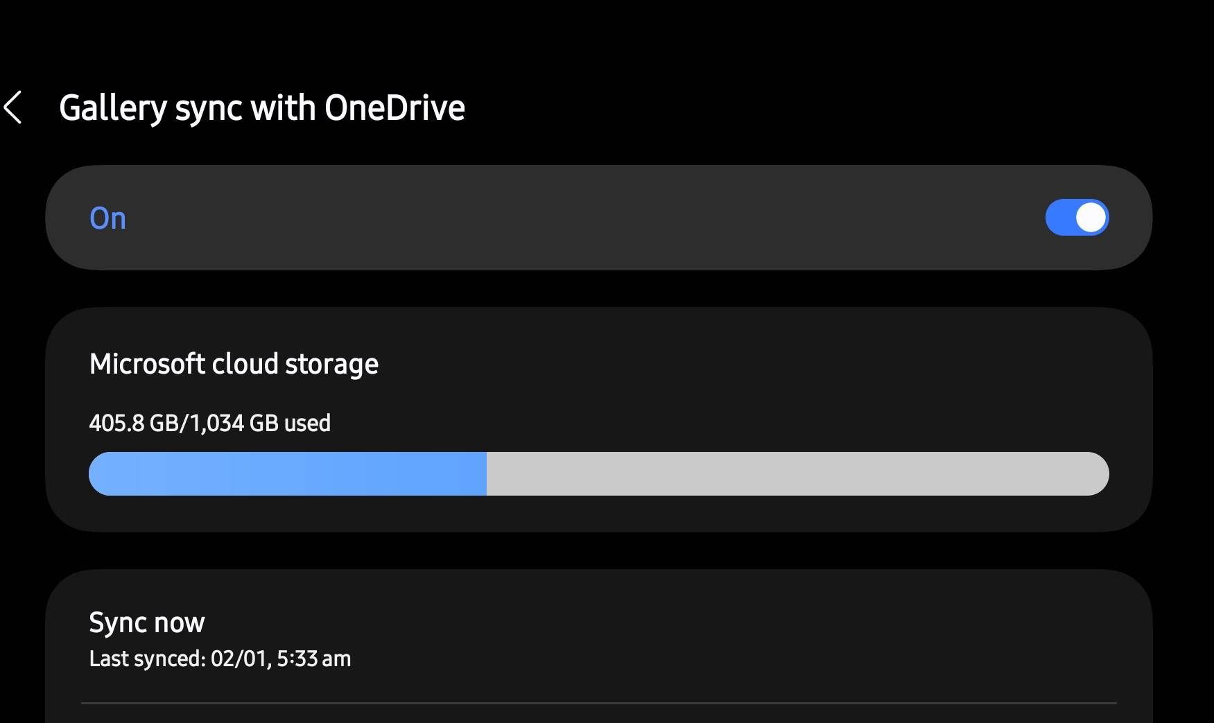 Gallery Sync with OneDrive - Samsung Community