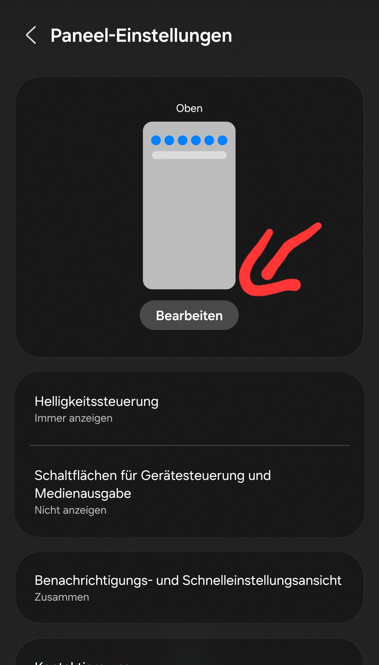 Anordnung der Icons im quickpanel - Samsung Community