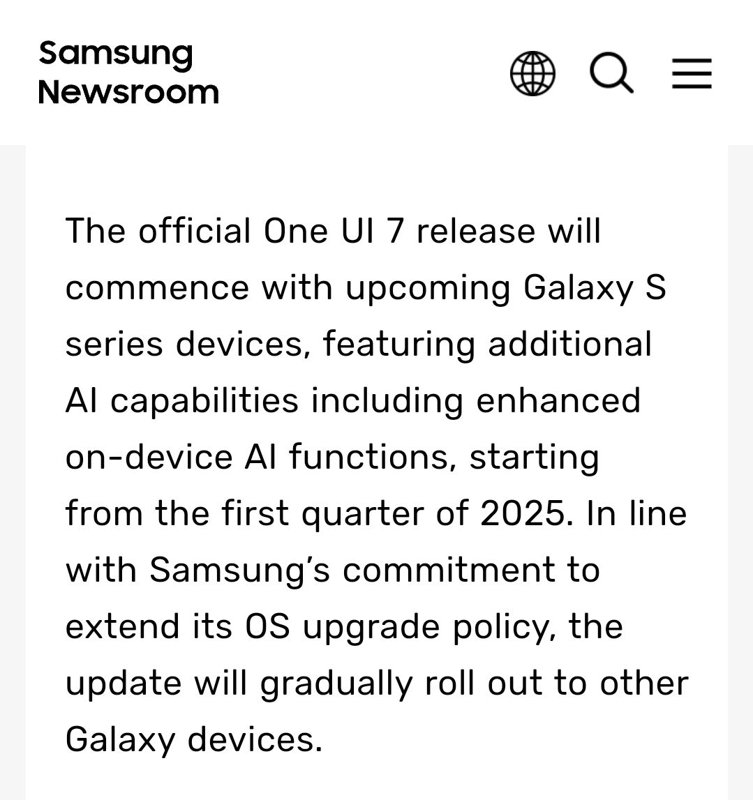 One ui7 - Samsung Community