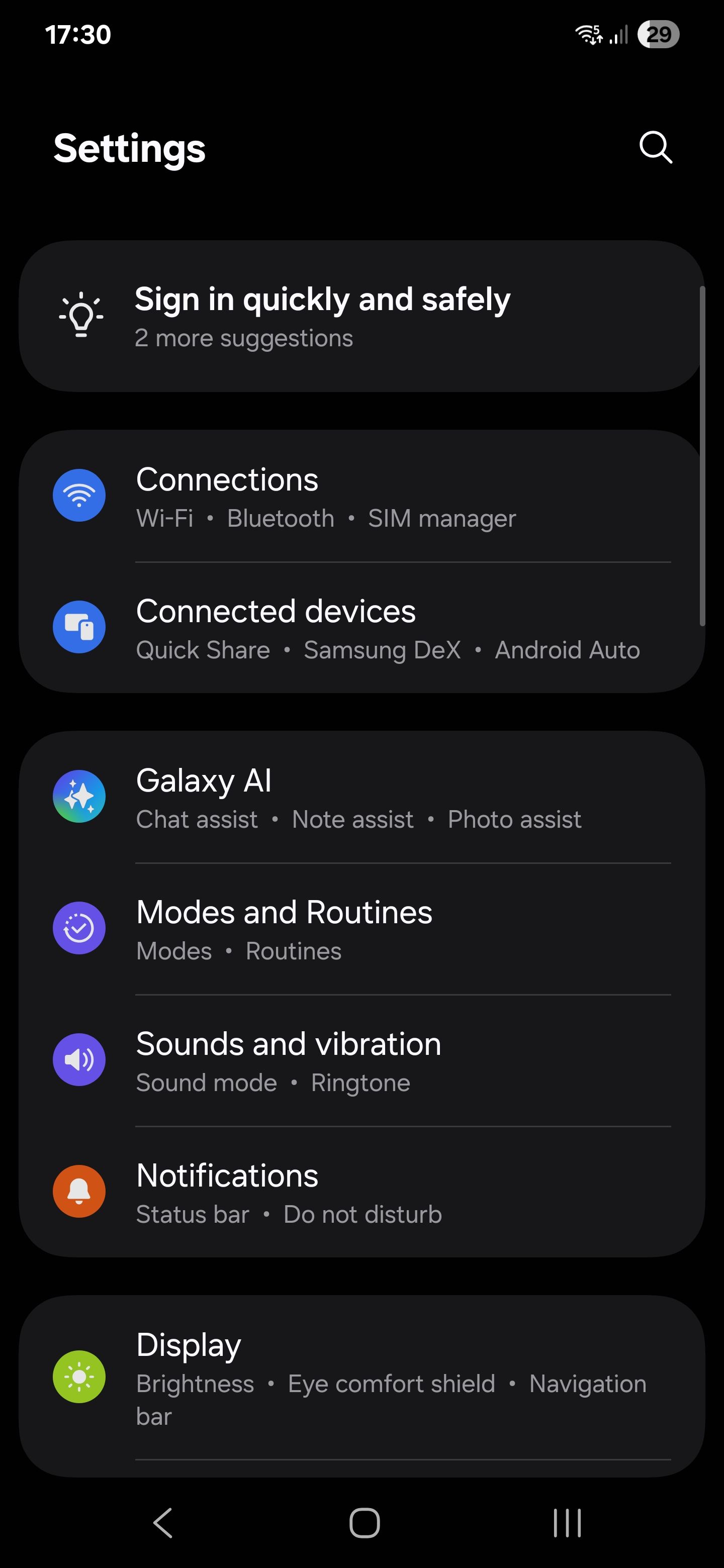 Smaller icons - Samsung Community