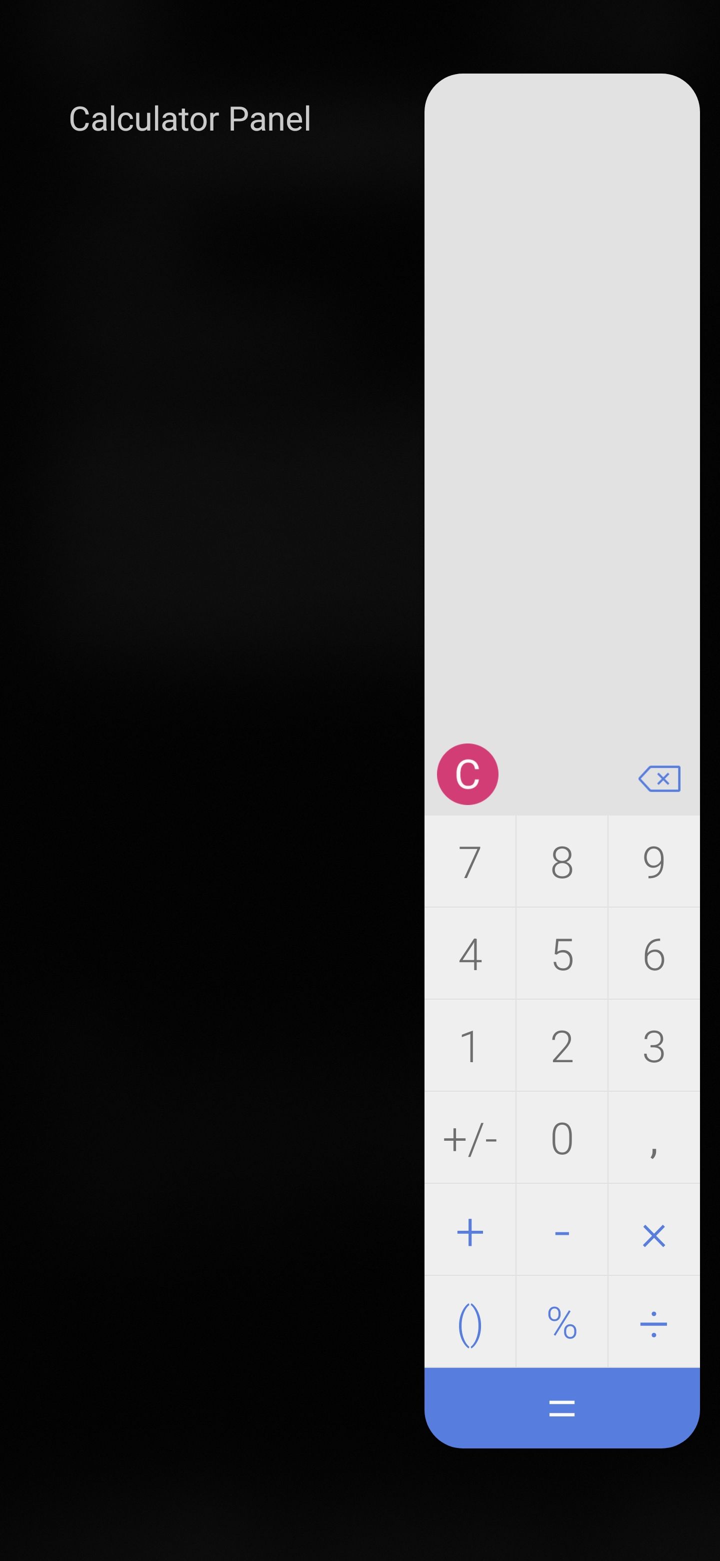 Calculator Edge Panel - Samsung Community