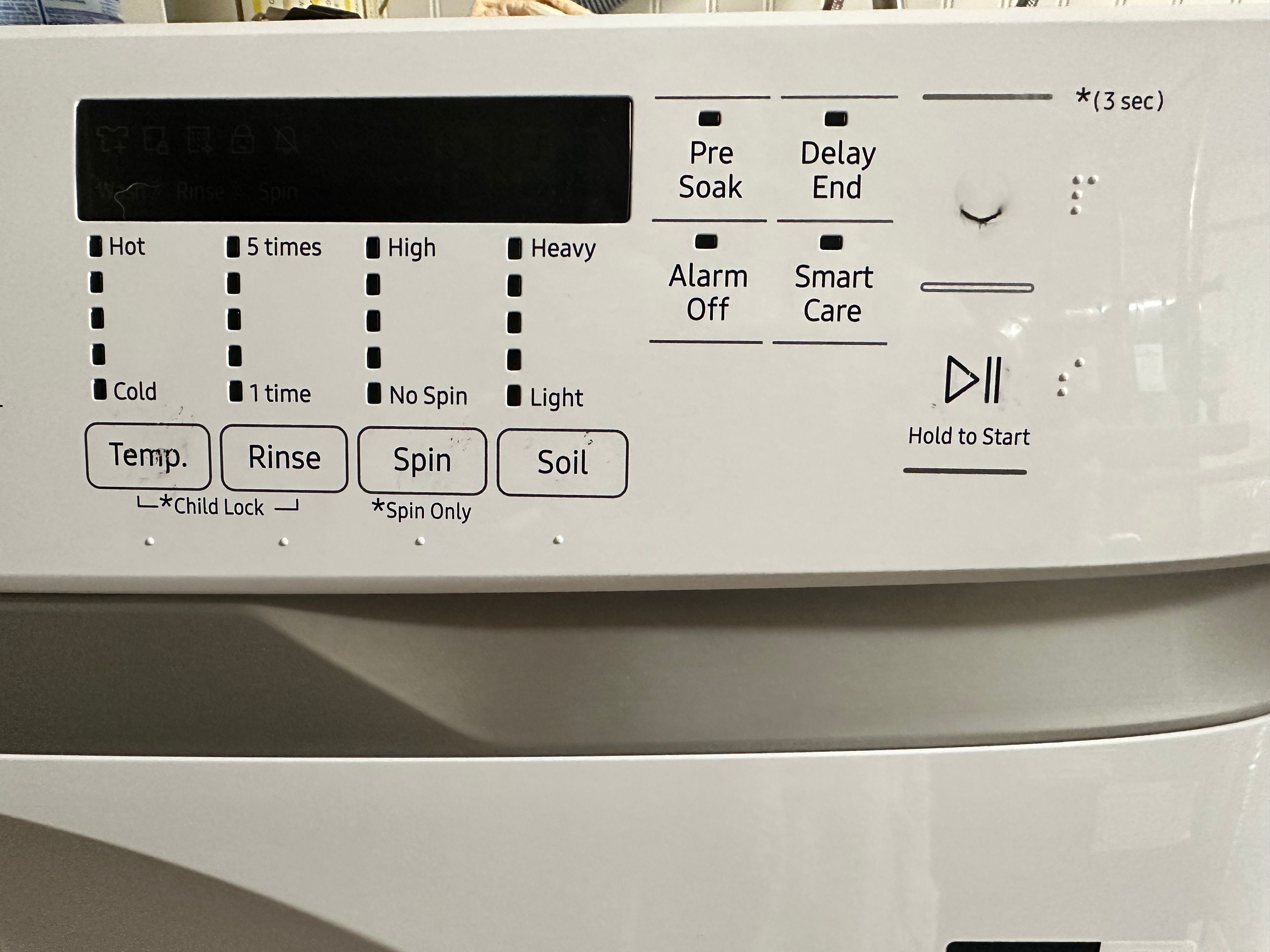 Letters Rubbing Off On Washing Machine - Samsung Community