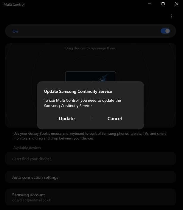 Solved: Samsung galaxy book Multi control - Samsung Community