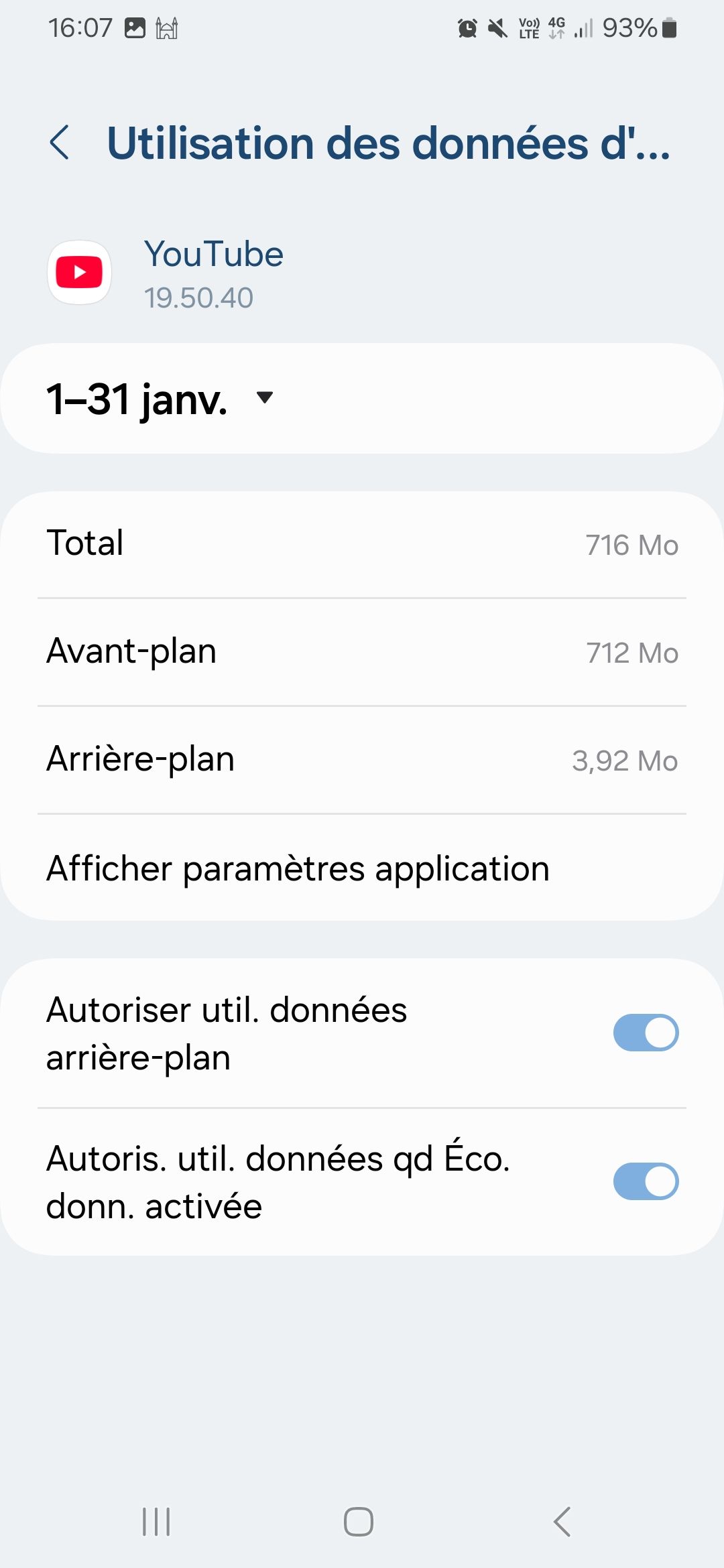 Problème de réception des notifications YouTube sur mon Samsung Galaxy ...