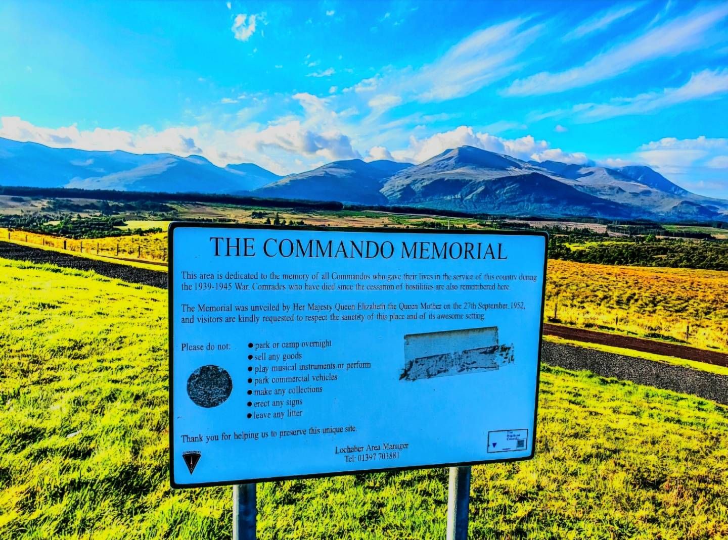 Commando memorial at Achnacarry Castle near spean bridge. - Samsung ...