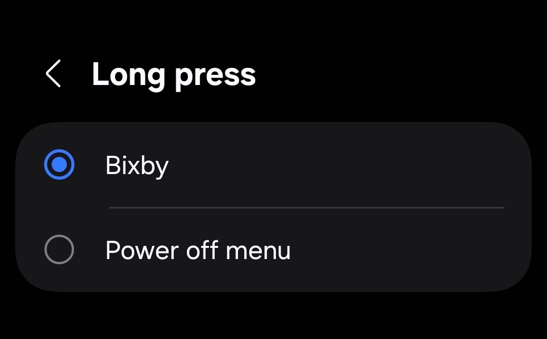 Option to change Side Button > Long Press Option to Google Assistant ...