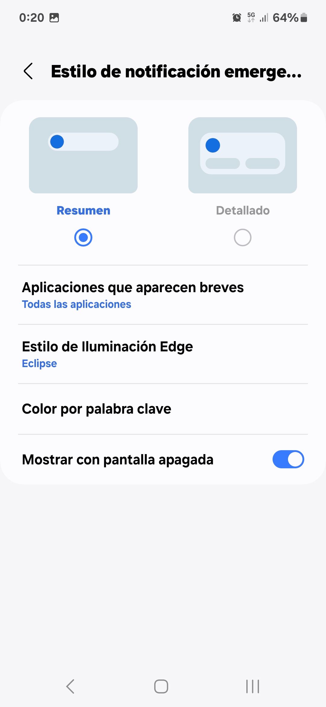 Re: Re: [Galaxy A35] Ventanas emergentes con pantalla apagada - Samsung ...