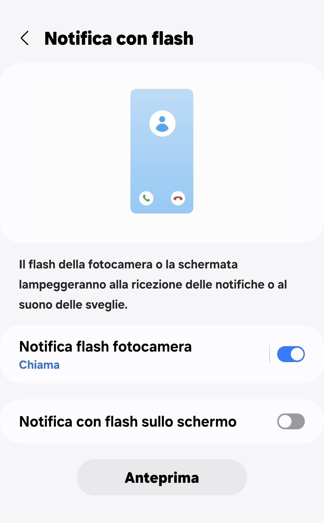 flash lampeggiante a35 5g - Samsung Community