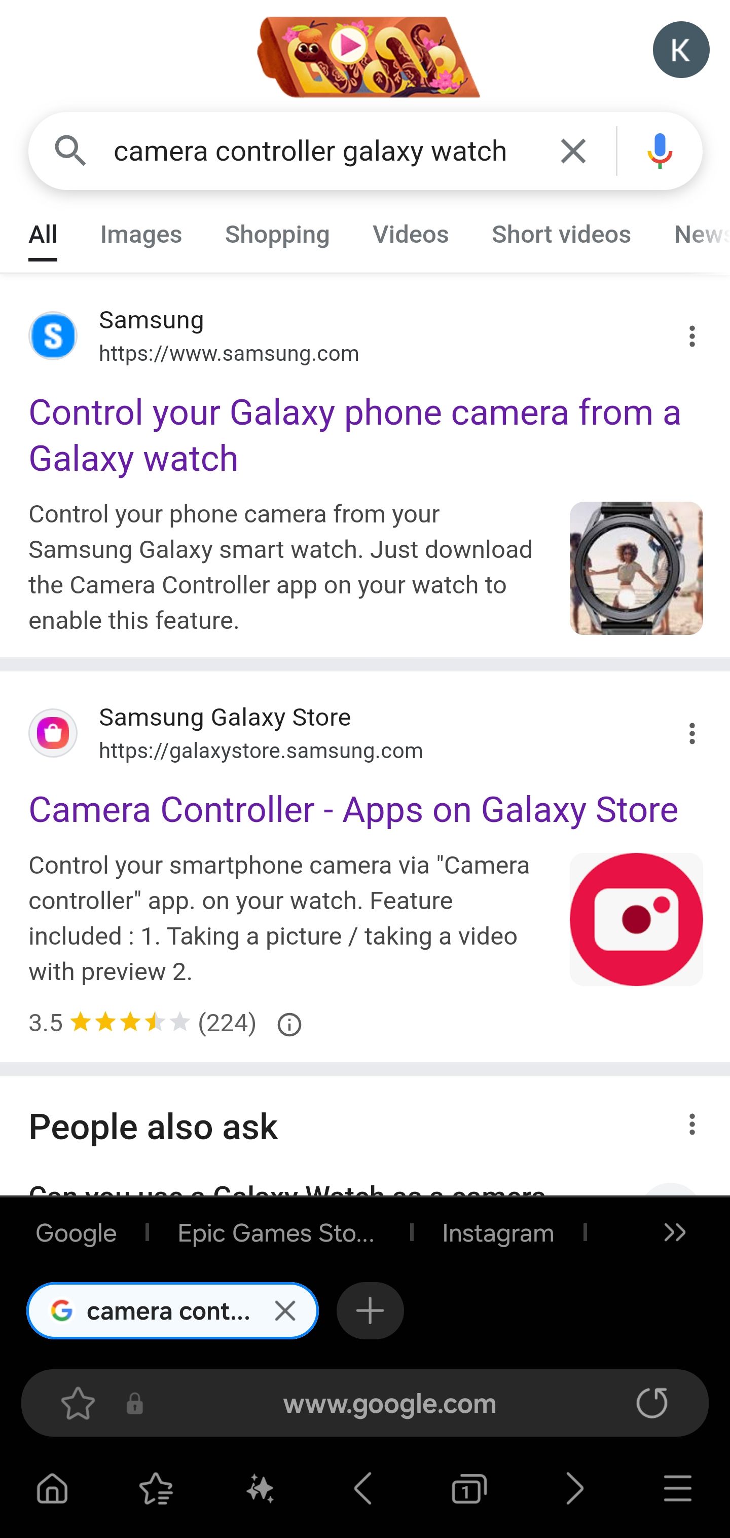 Solved: Camera controller app not available on Galaxy Watch 4 ...