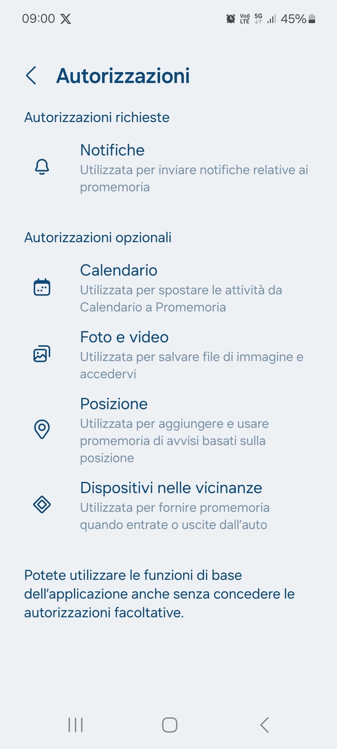 App predefinita promemoria - Samsung Community