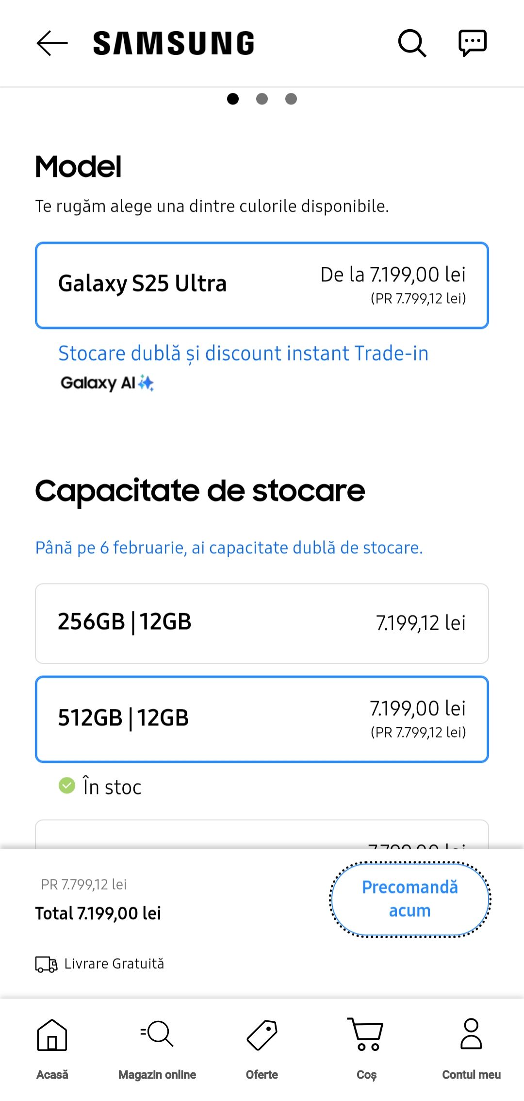 Cod Voucher 500 lei pt S25 series - Samsung Community