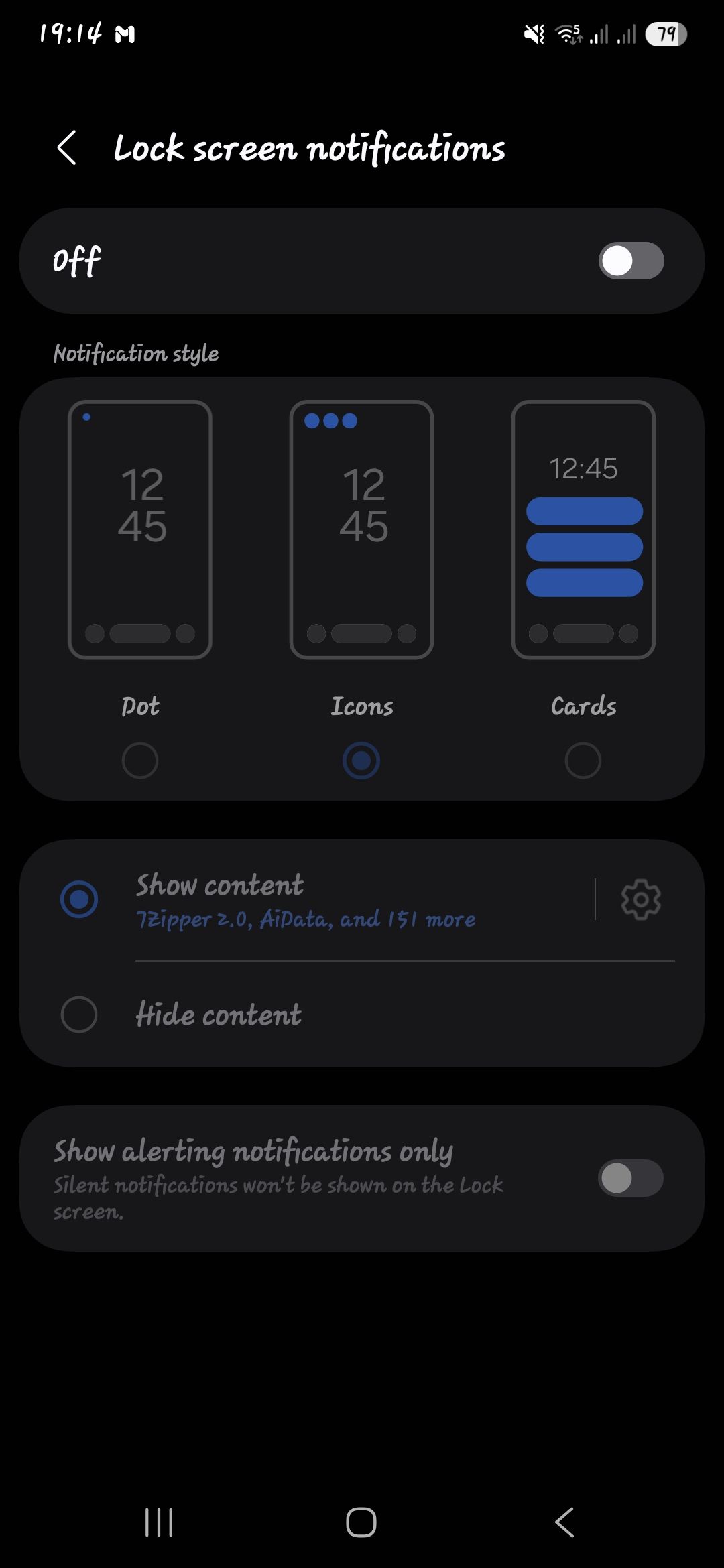 Lockscreen Icons under clock - Samsung Community
