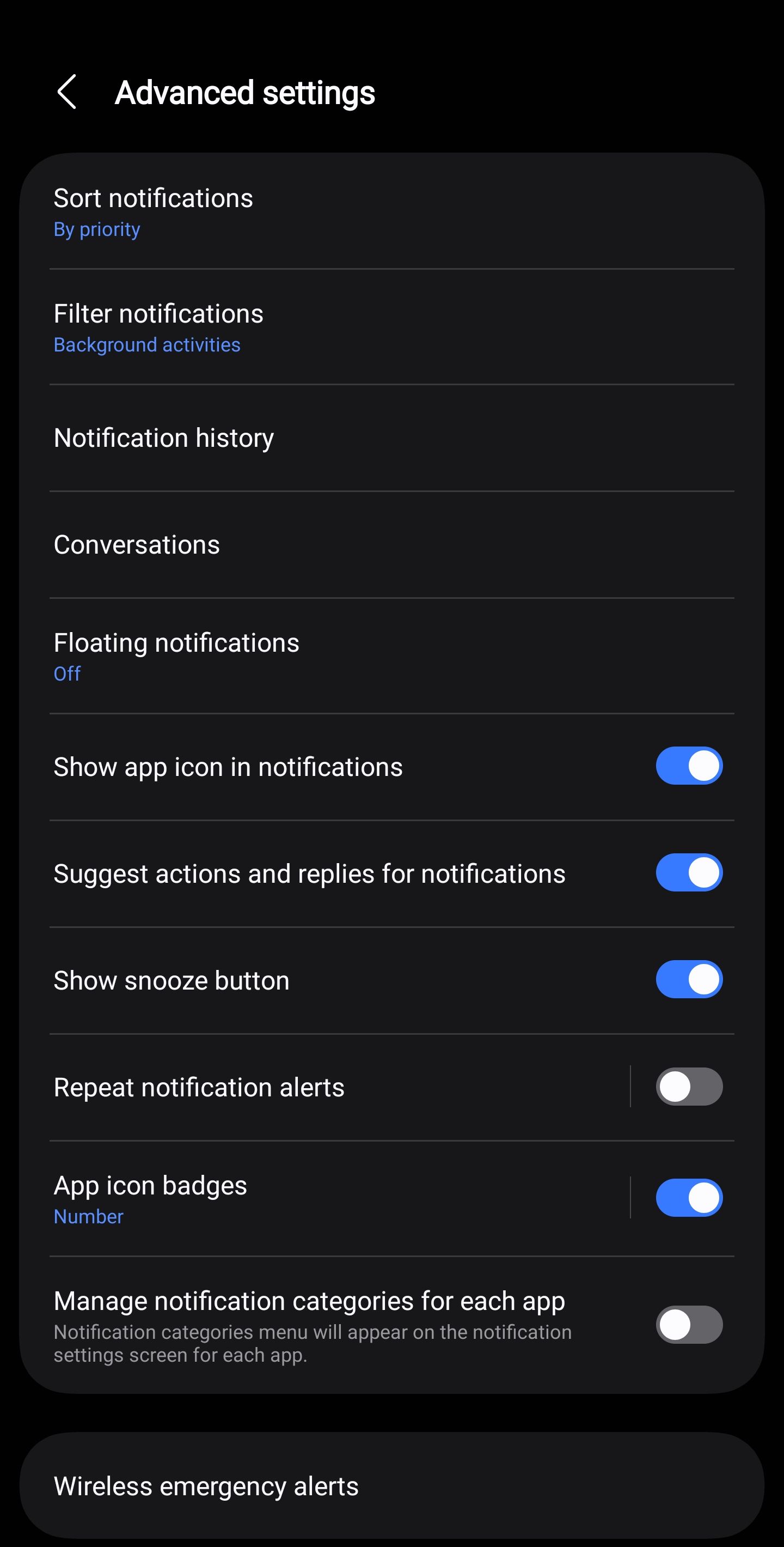 Three icon limit in status bar - Samsung Community