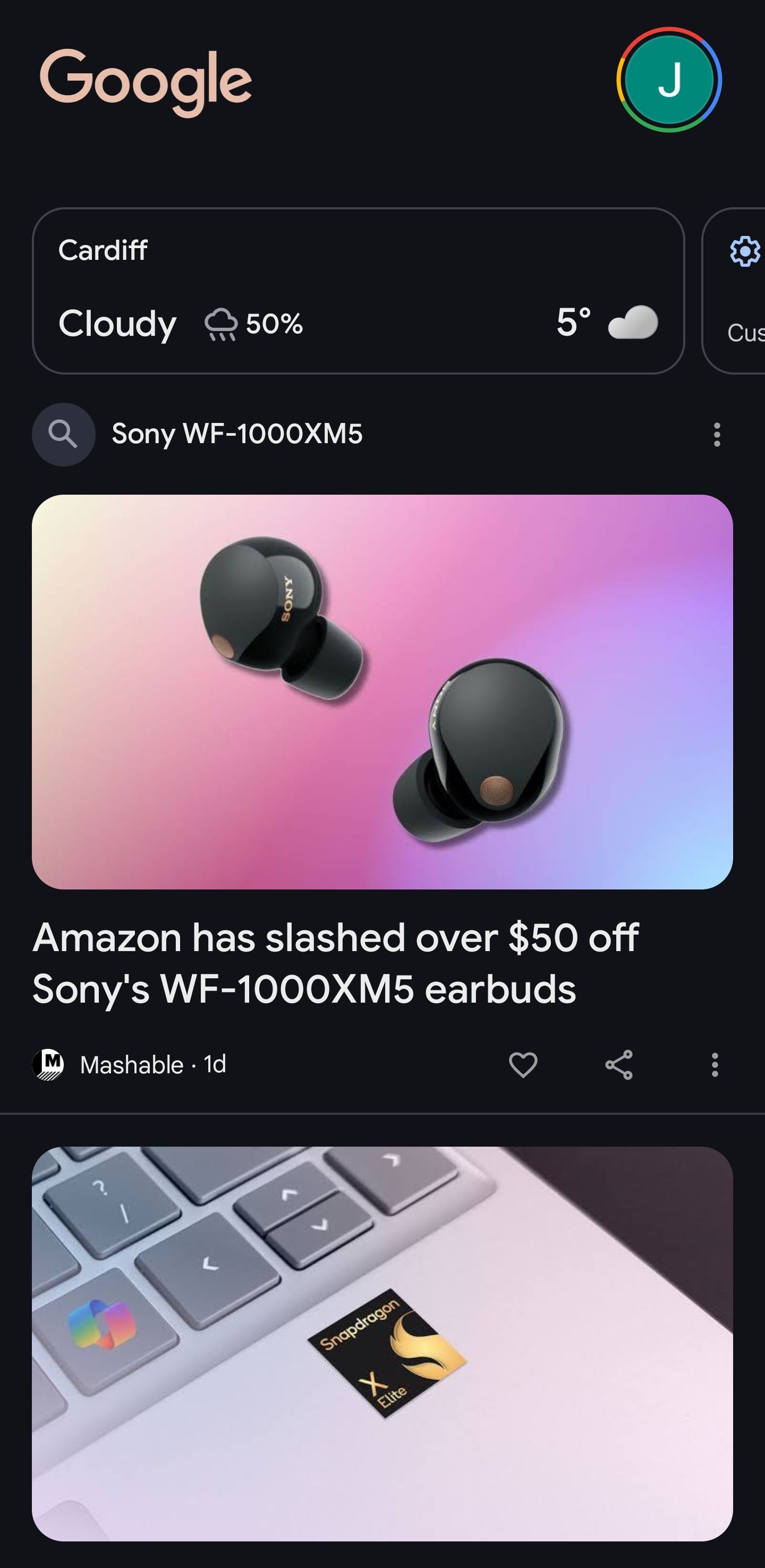Google discover page - zoomed in? - Samsung Community