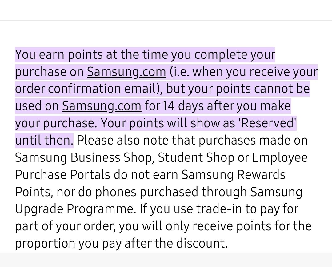 Solved: Points - Samsung Community