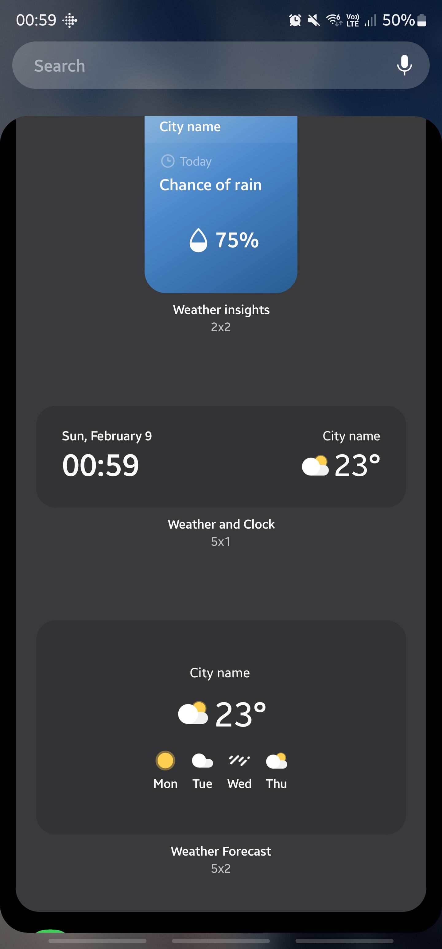 Samsung S25 Widgets - Samsung Community