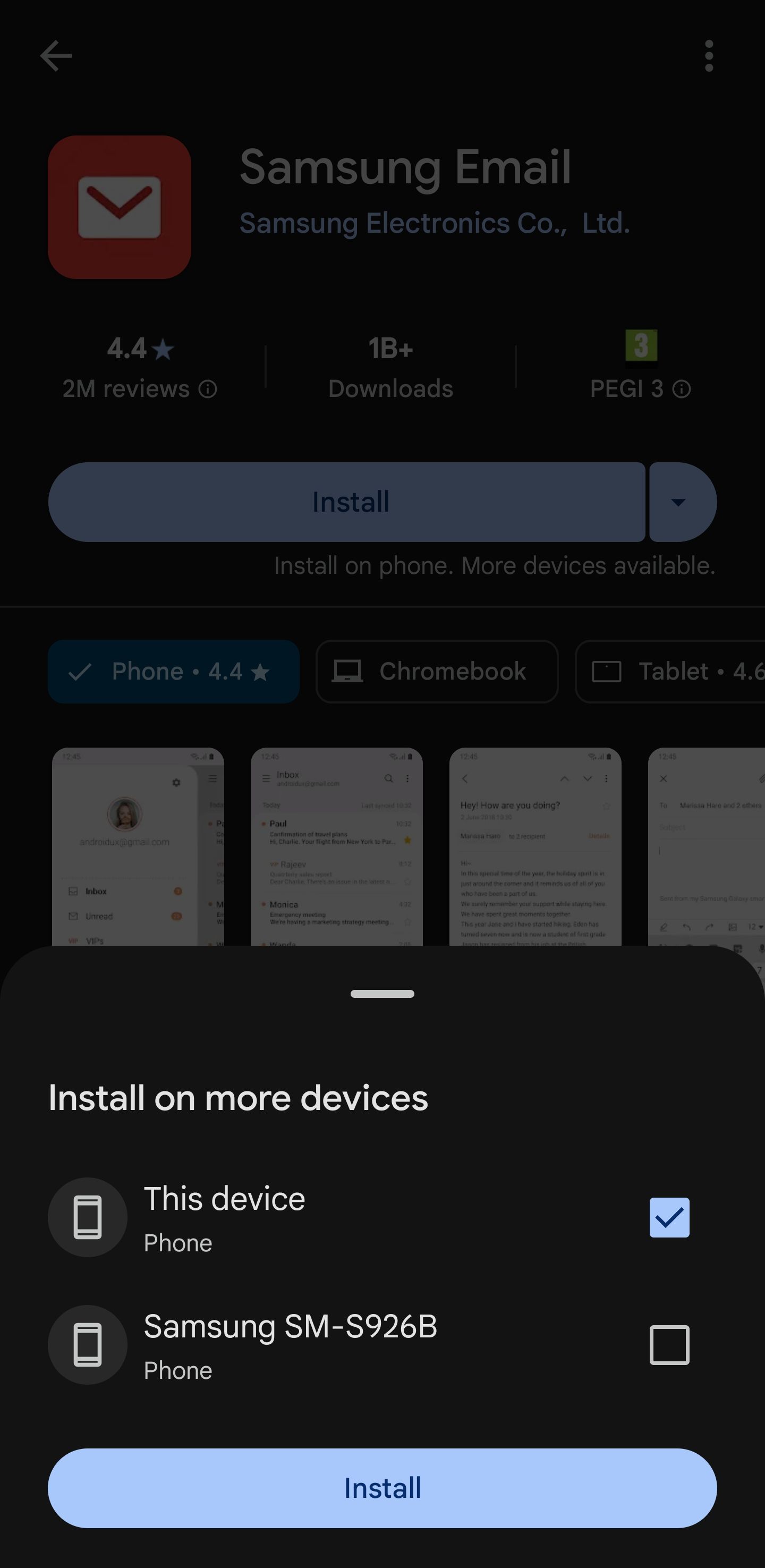 Samsung email app - Samsung Community
