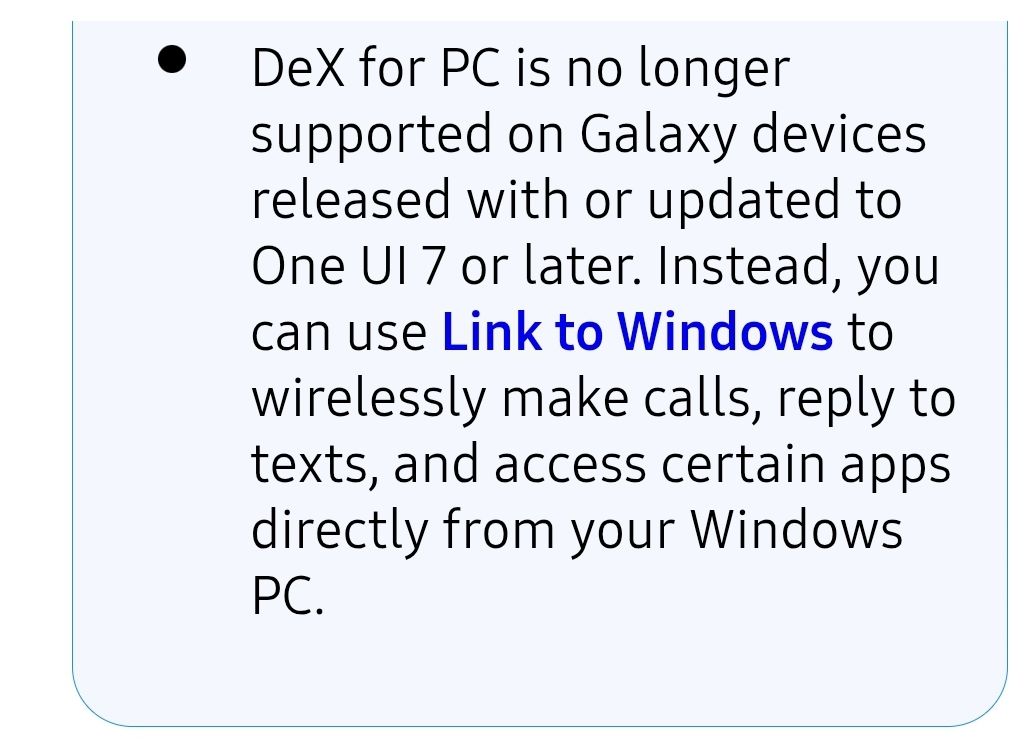 Solved: USB Dex - gone!! Can't believe it! - Samsung Community