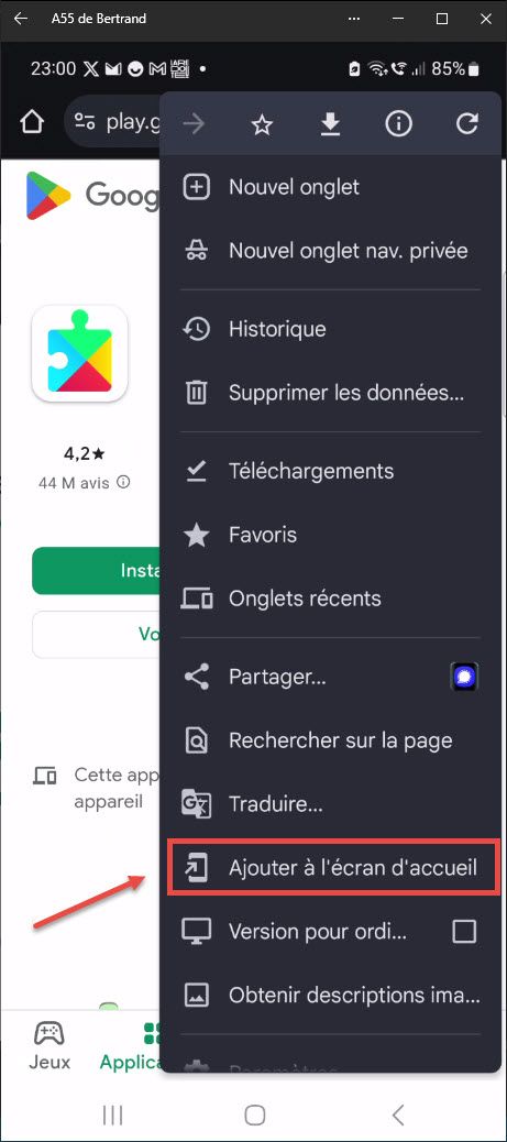 MAJ simplifiées Services Google Play & Android System WebView - Samsung ...
