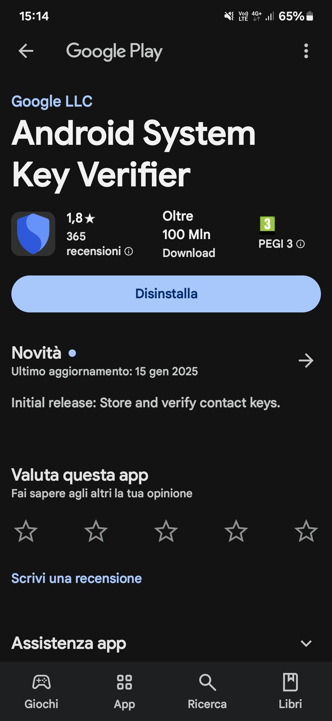 Un altra app installata da google - Samsung Community