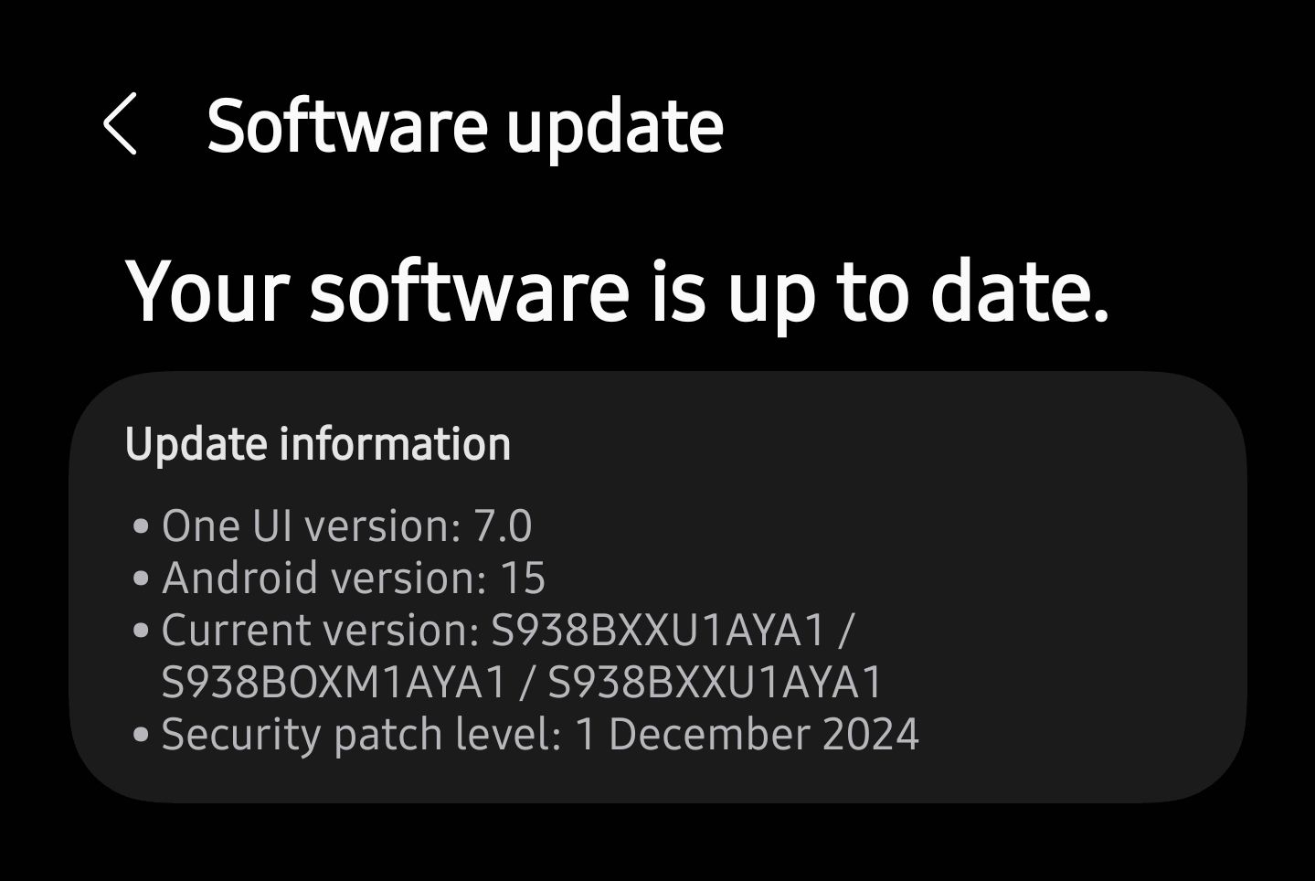 First S25 Series Software Update! (February patch) - Samsung Community