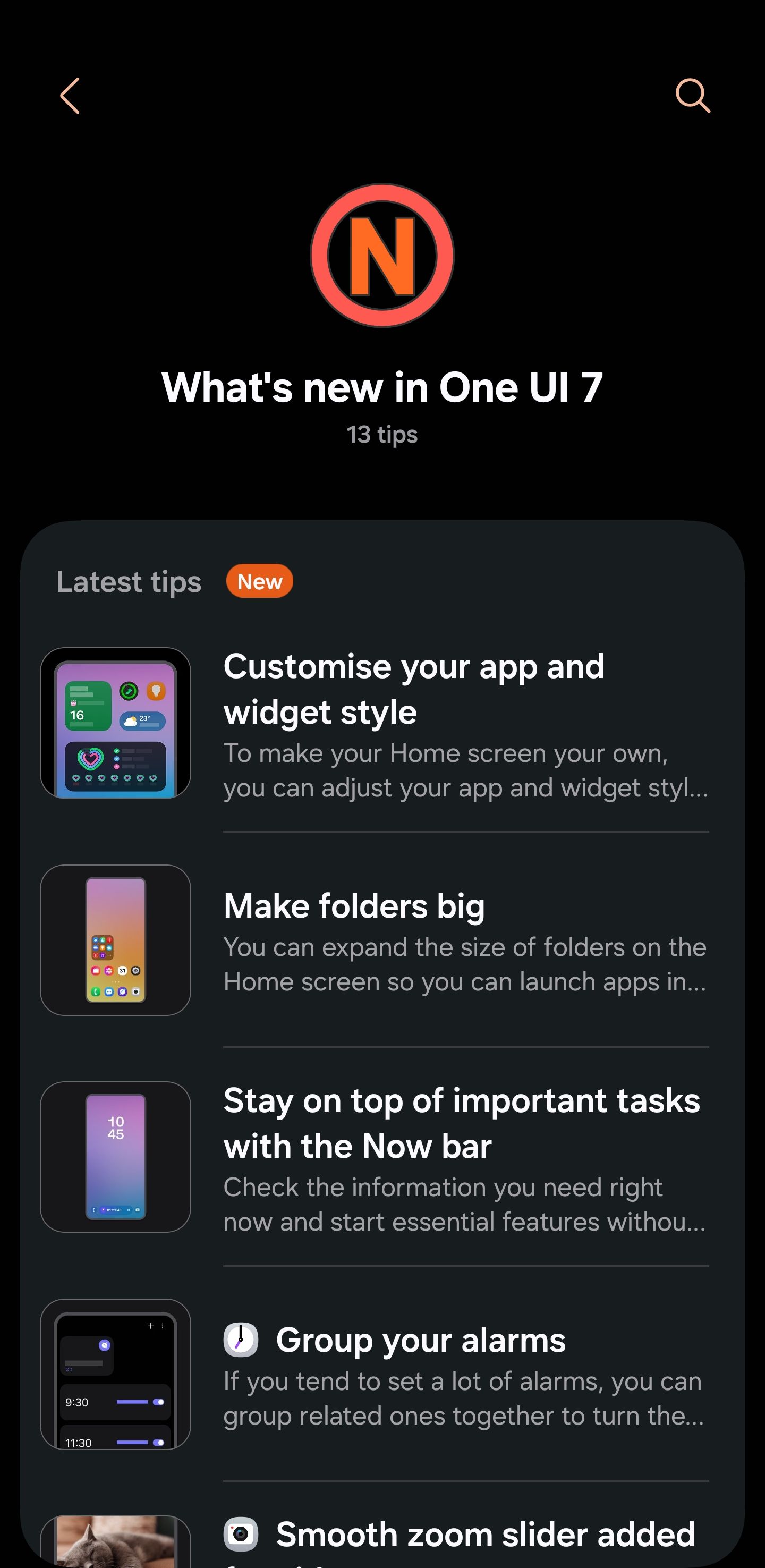 UI7 tips - Samsung Community