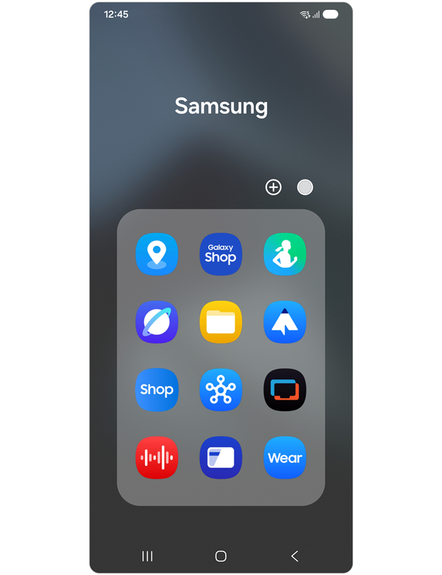 [Galaxy S25/Home Screen] Agrandissement des dossiers d'applications ...
