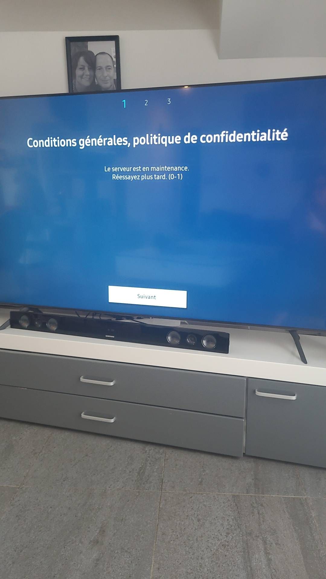 le serveur est en maintenance réessayez plus tard (7-3) - Samsung Community