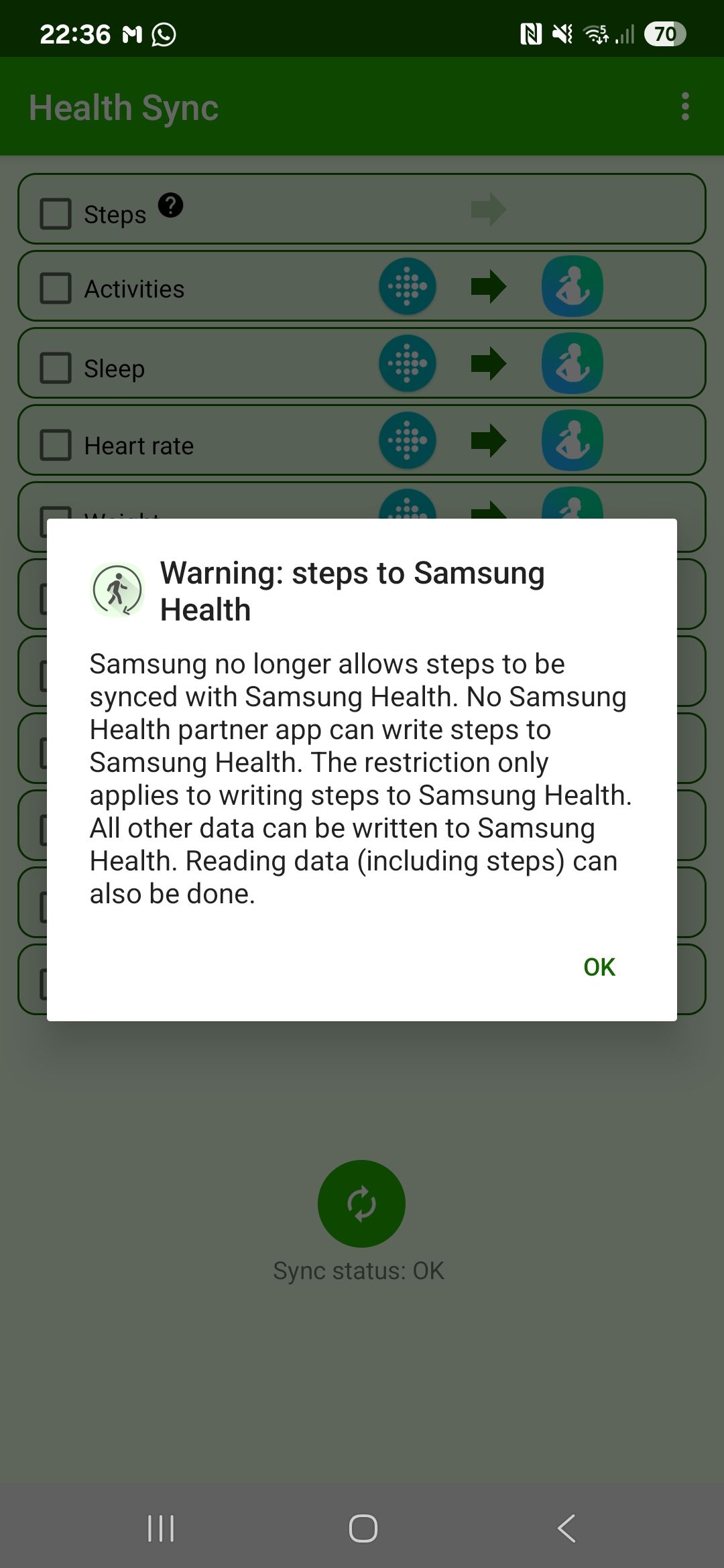 Fitbit to Samsung health? - Samsung Community