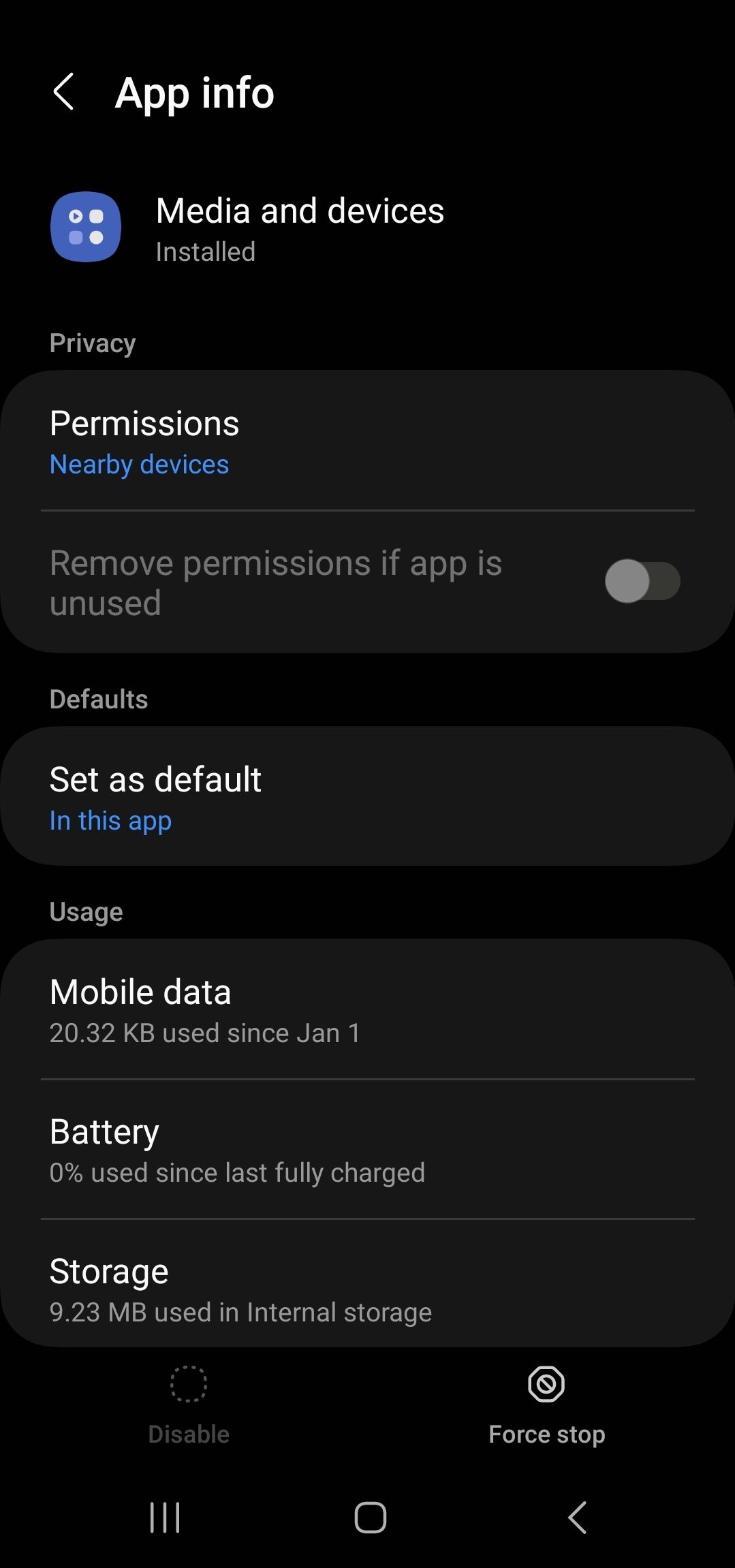 Disable/uninstall media output app - Samsung Community