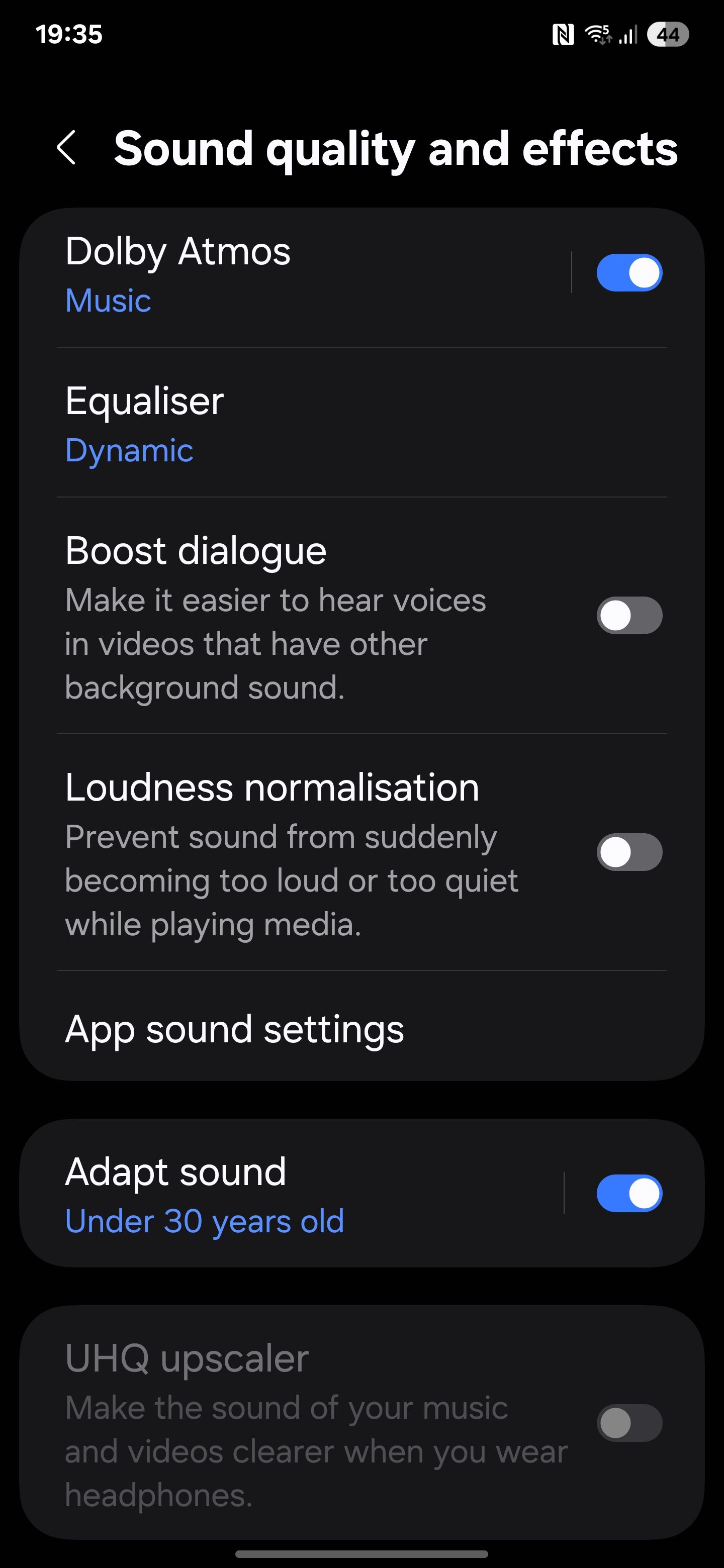 Sound quality and effects - Samsung Community