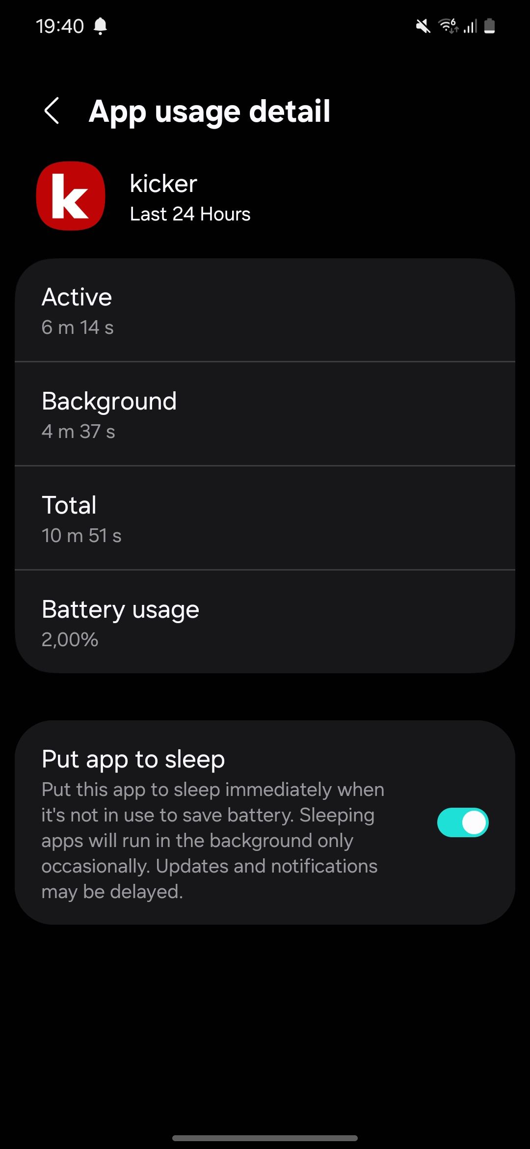 Kicker App Akku - Samsung Community