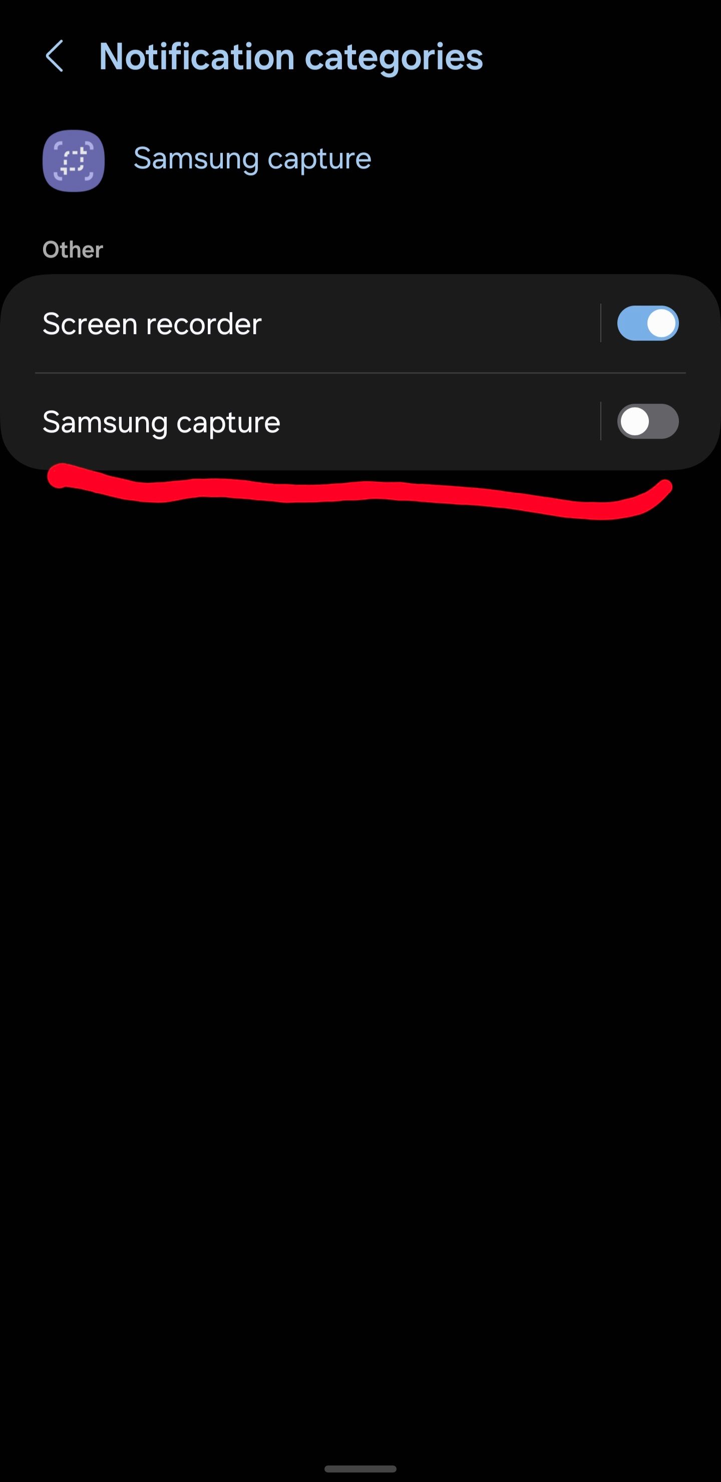 Solved: Screenshot Notification - Samsung Community