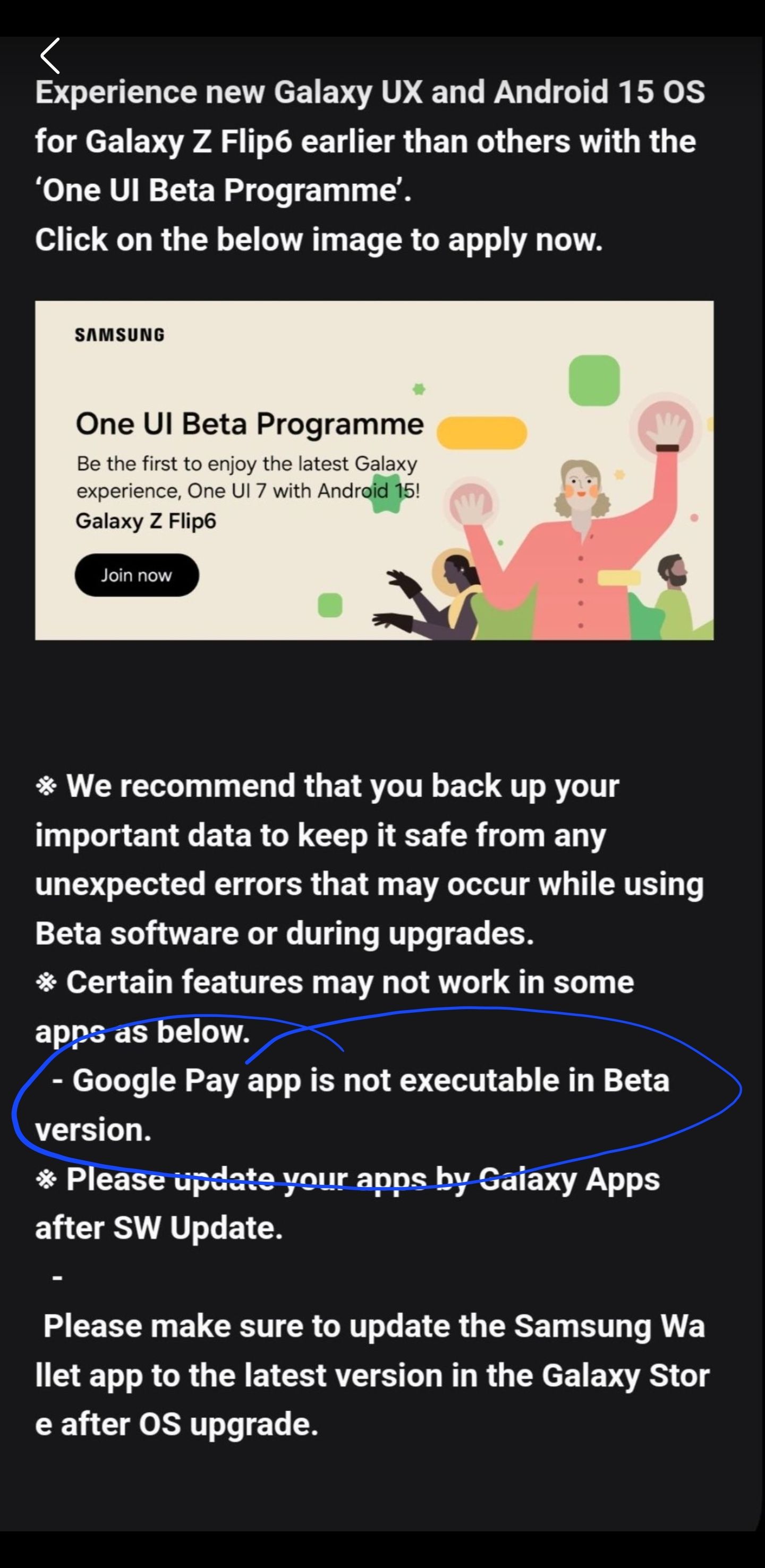 Solved: Google wallet issues - Samsung Community