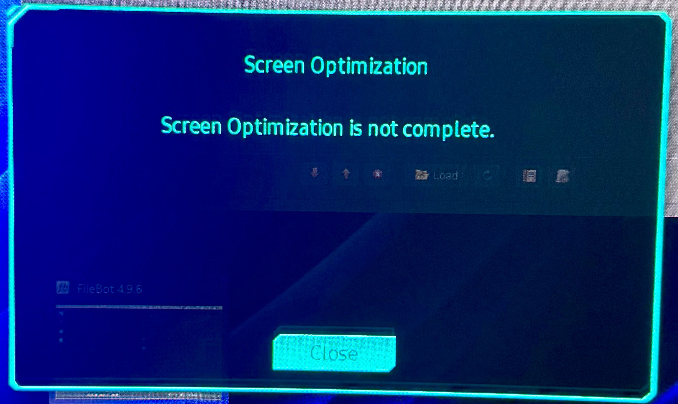 Samsung odyssey g9 screen optimization not complete - Samsung Community