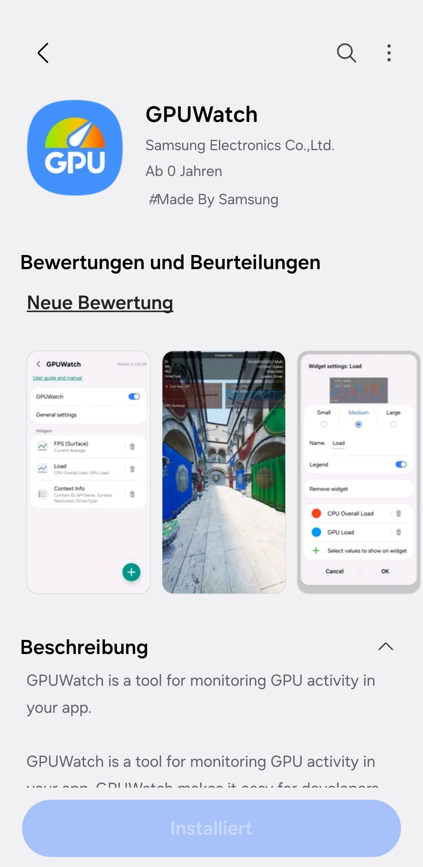 Gelöst: GPU Watch - Samsung Community