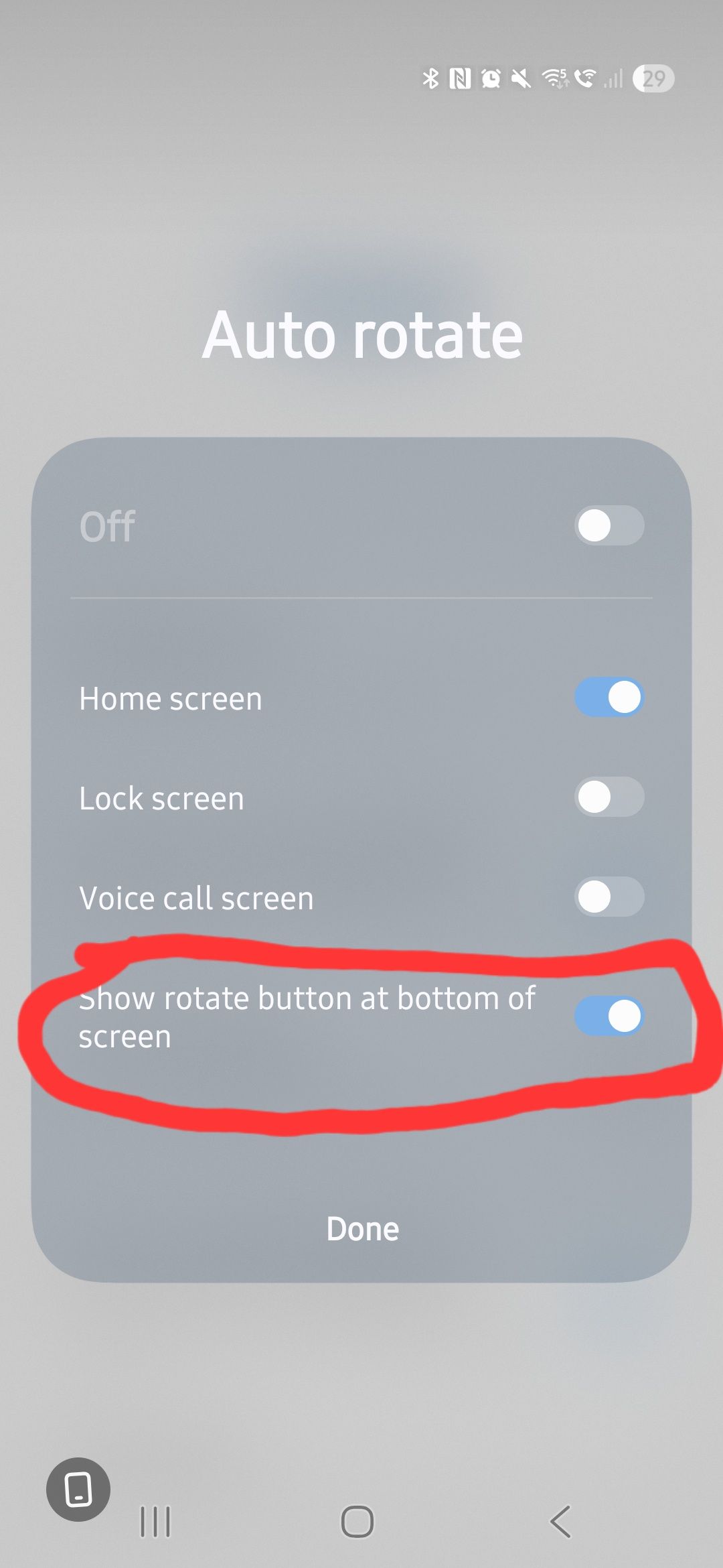 Solved: Annoying toggle - Samsung Community