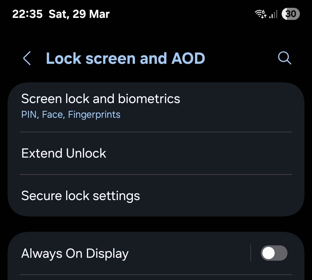Aod and smart view - Samsung Community