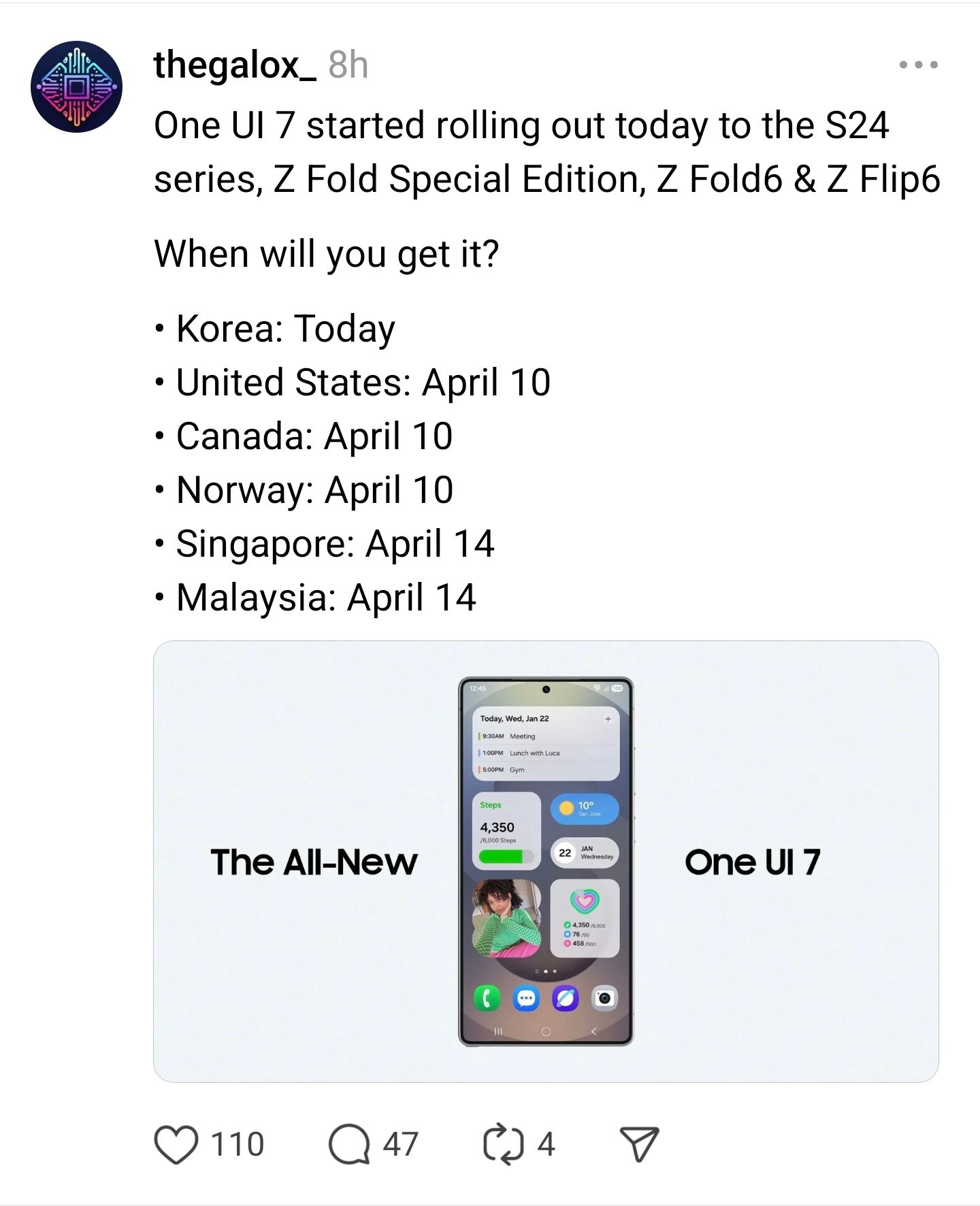 One UI7 - Σελίδα 2 - Samsung Community