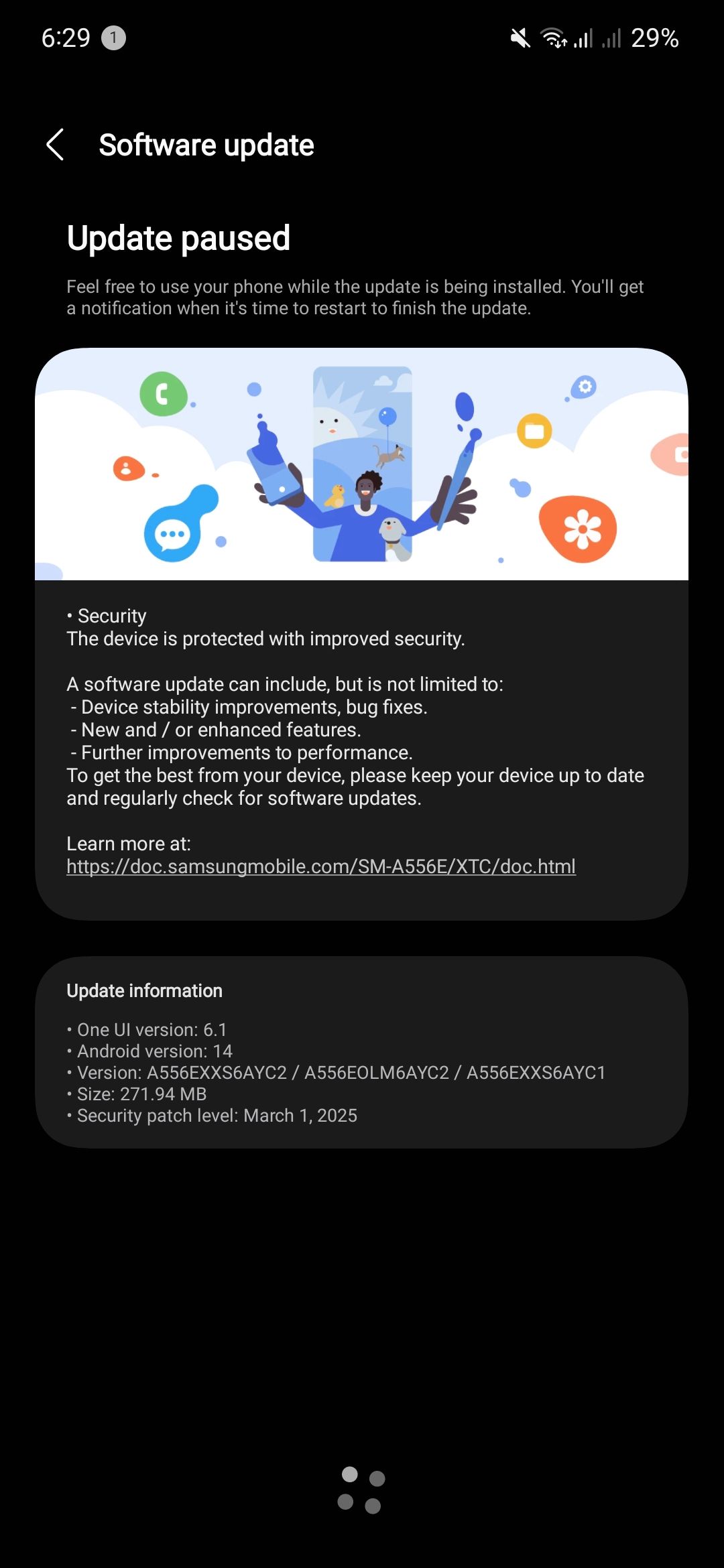 security update pause - Samsung Community