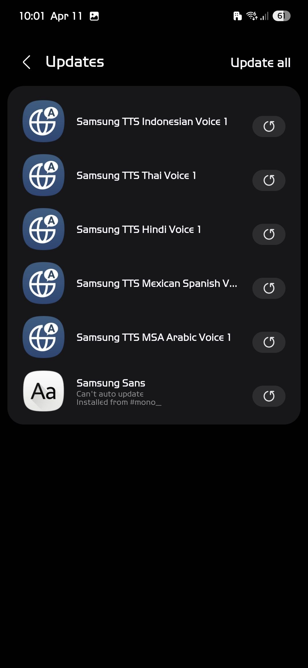 Forced to download obscure tts languages (S25 in Italy) - Samsung Community